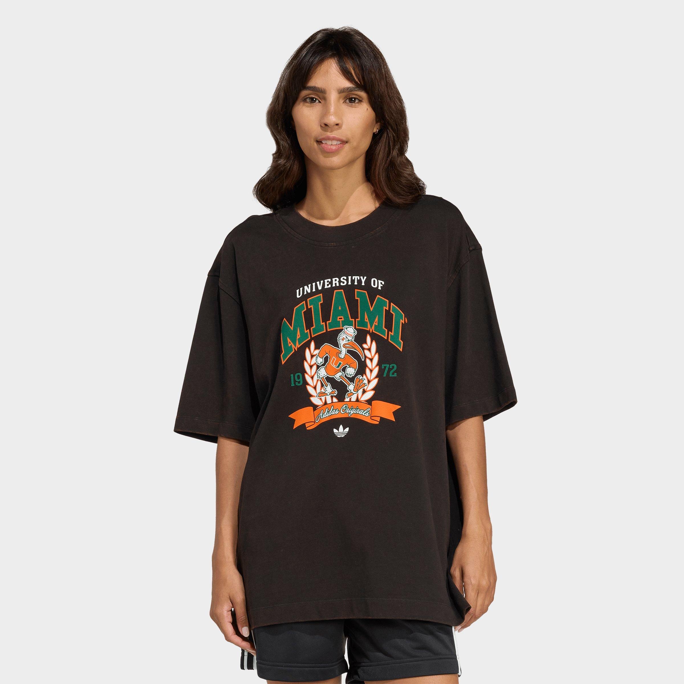 Click here for adidas Womens Originals Miami Hurricanes Graphic T... prices