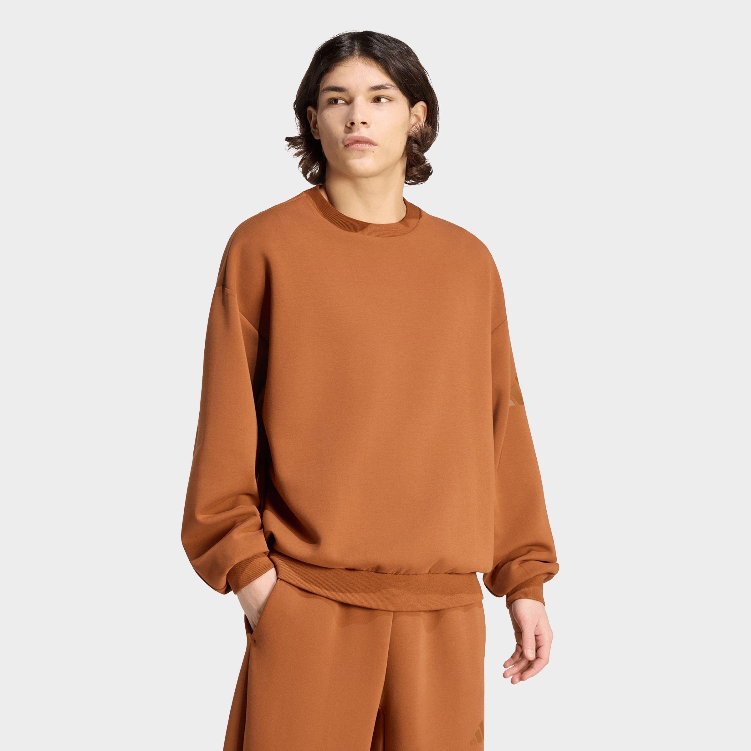 Click here for adidas Mens Soft Lux Sweatshirt in Dusky Bronze Si... prices