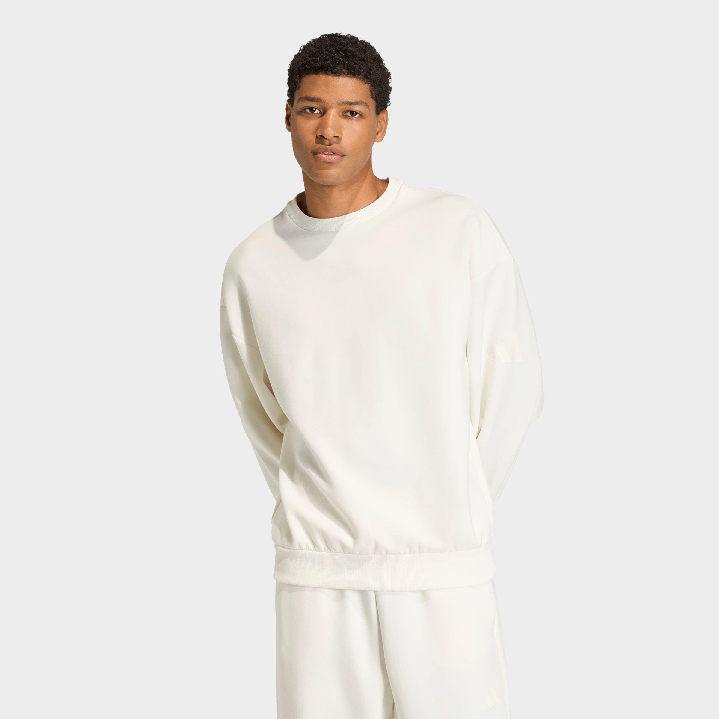 Click here for adidas Mens Sportswear Soft Lux Sweatshirt in Off... prices
