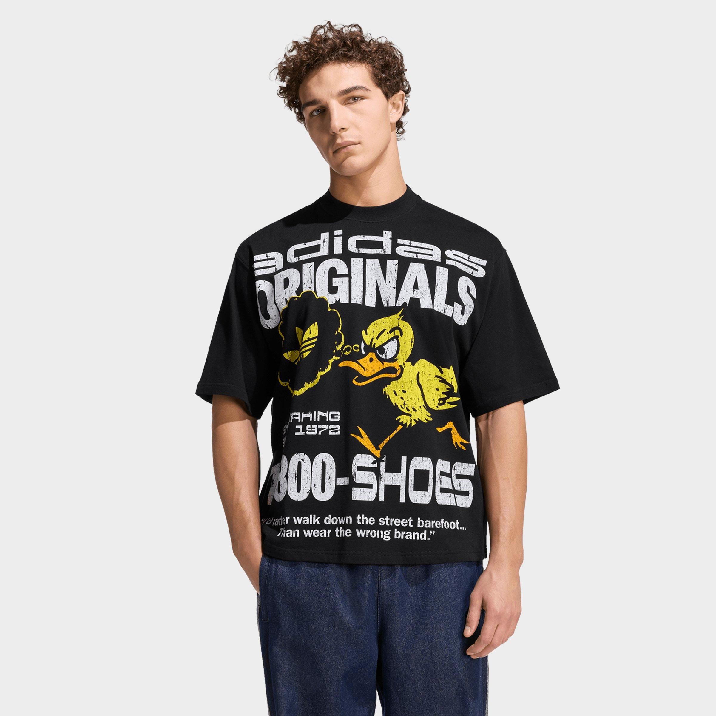 Click here for adidas Mens Originals Duck Graphic T-Shirt in Util... prices