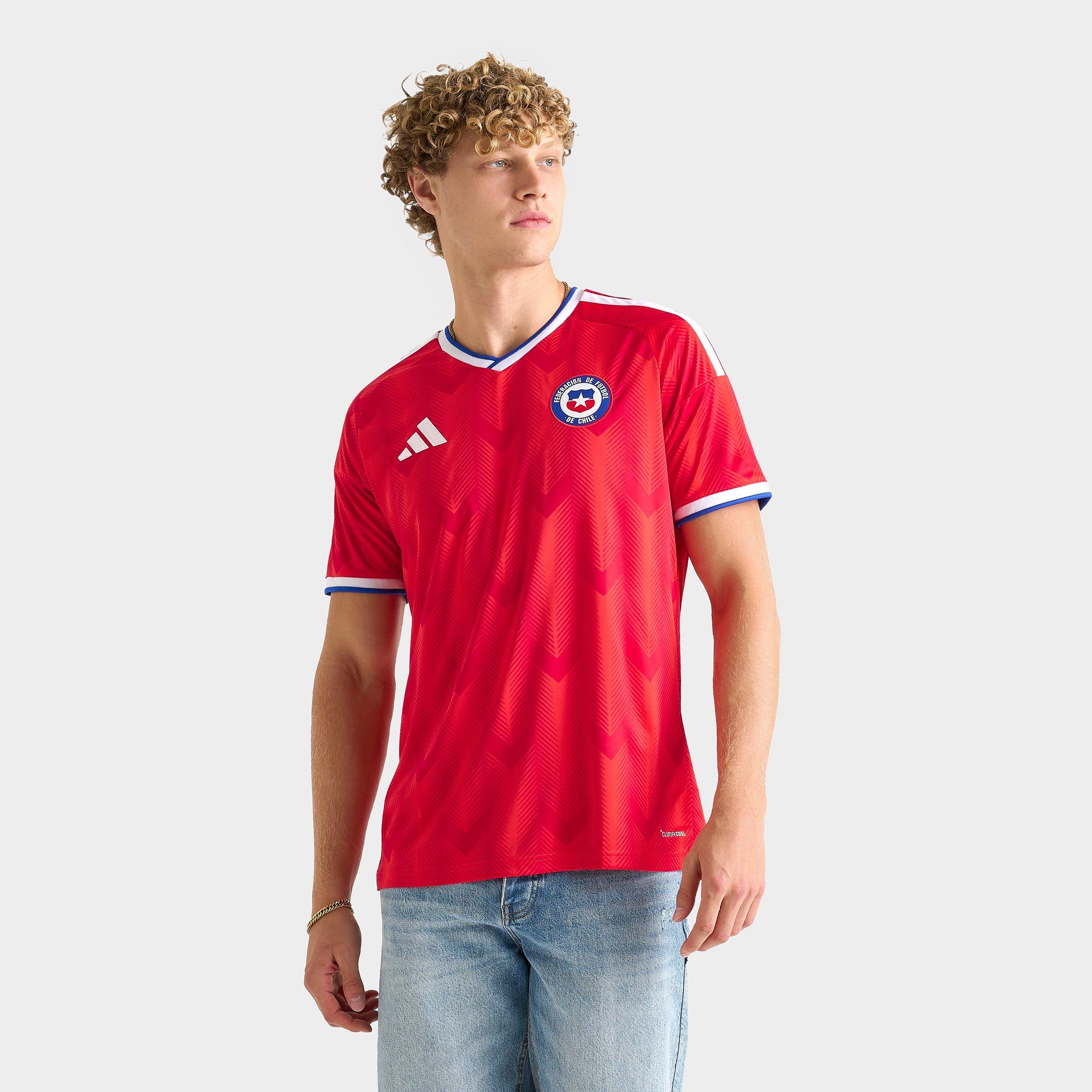 Click here for adidas Mens Chile Home Replica Soccer Jersey in Ac... prices