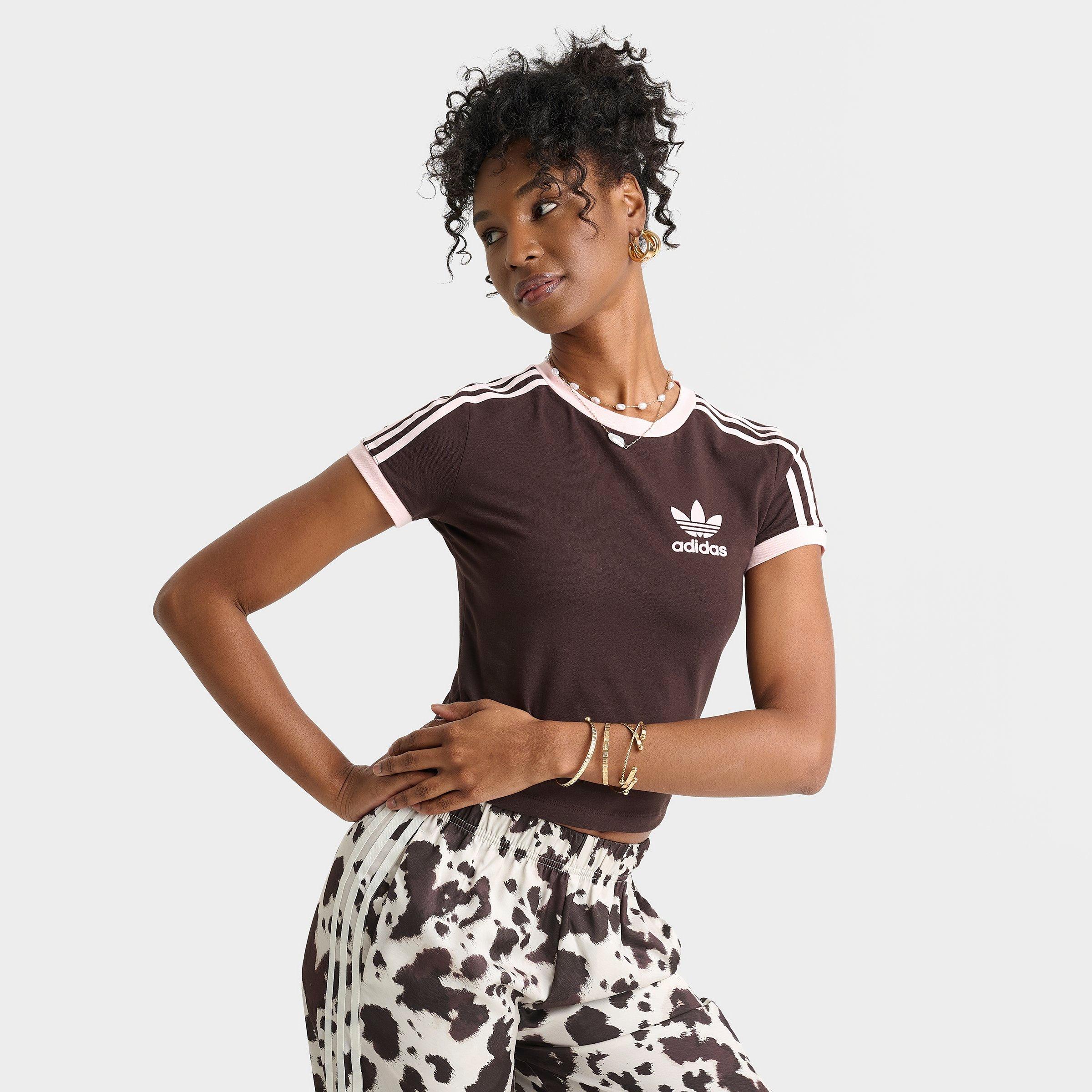 Click here for adidas Womens Originals adicolor 3-Stripes Baby T-... prices