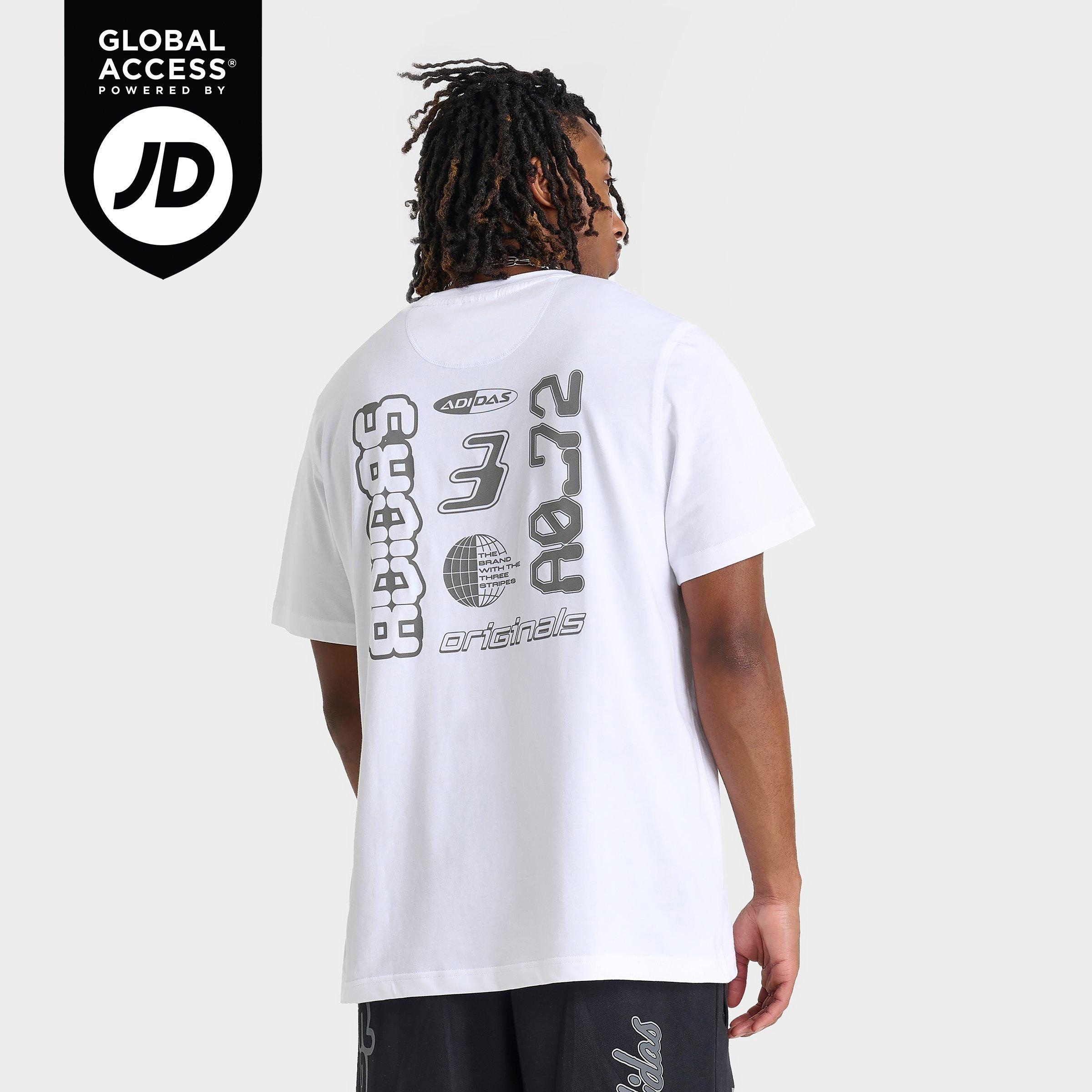 Click here for adidas Mens Originals Cyber T-Shirt in White Size:... prices