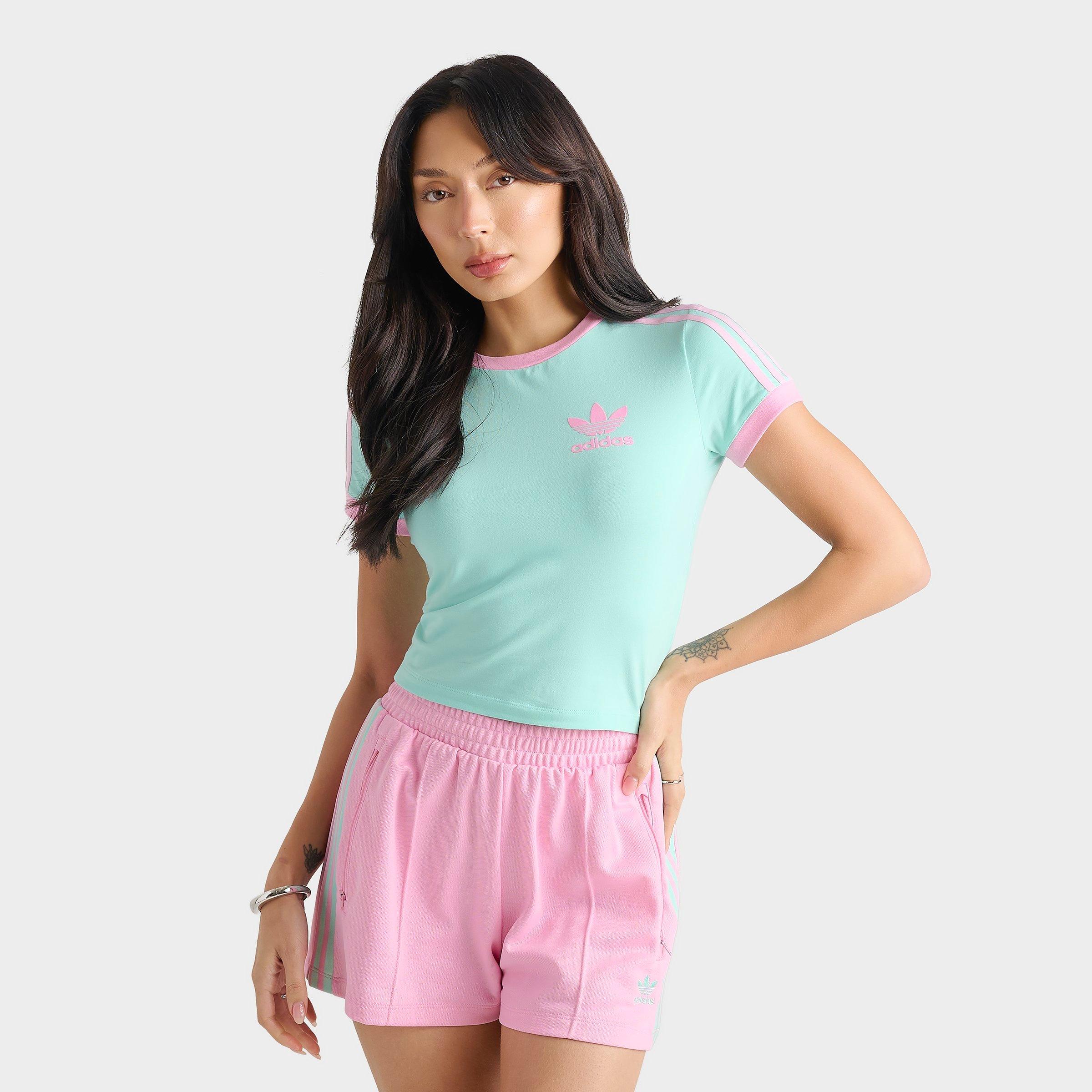 Click here for adidas Womens Originals adicolor 3-Stripes Baby T-... prices