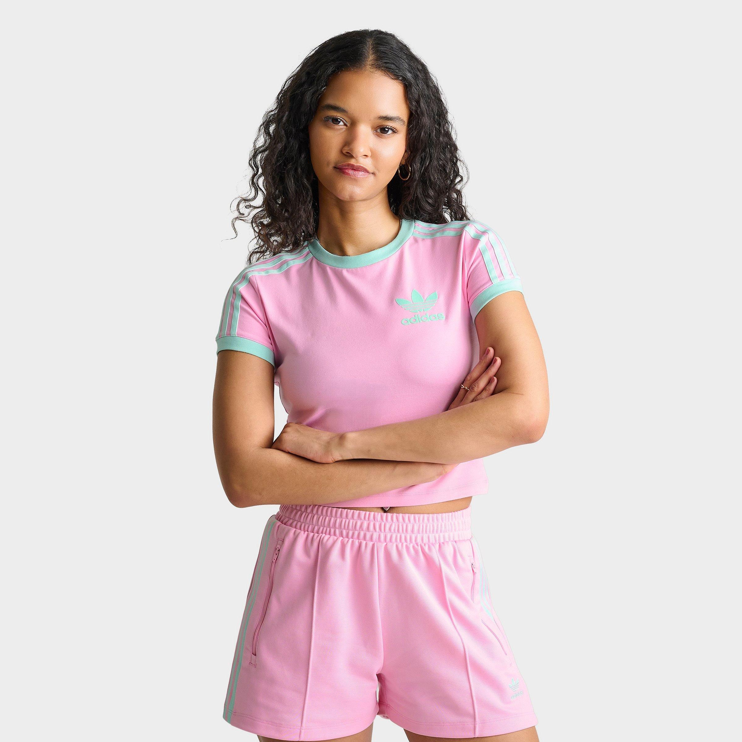 Click here for adidas Womens Originals adicolor 3-Stripes Baby T-... prices