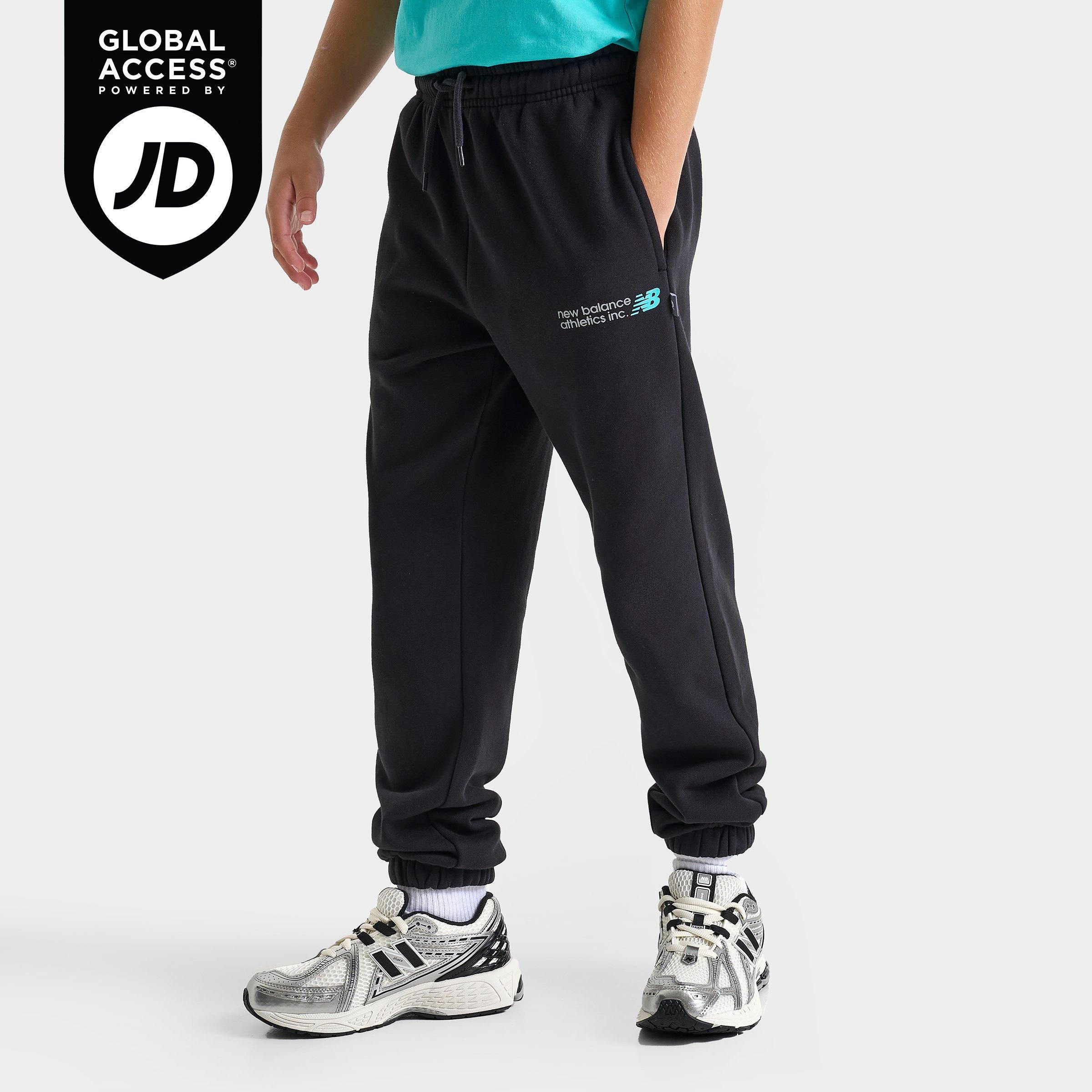 Click here for New Balance Big Kids Linear Logo Jogger Pants in B... prices