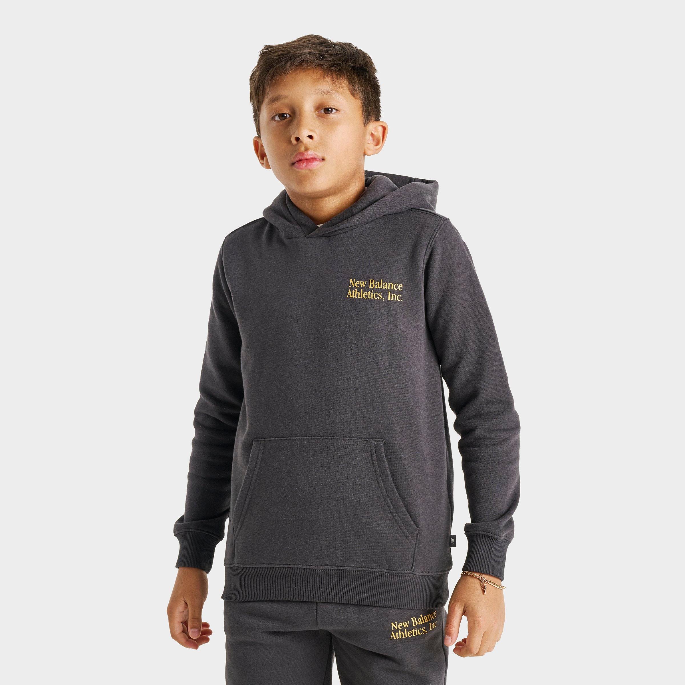 Click here for New Balance Big Kids Linear Logo Overlay Pullover... prices