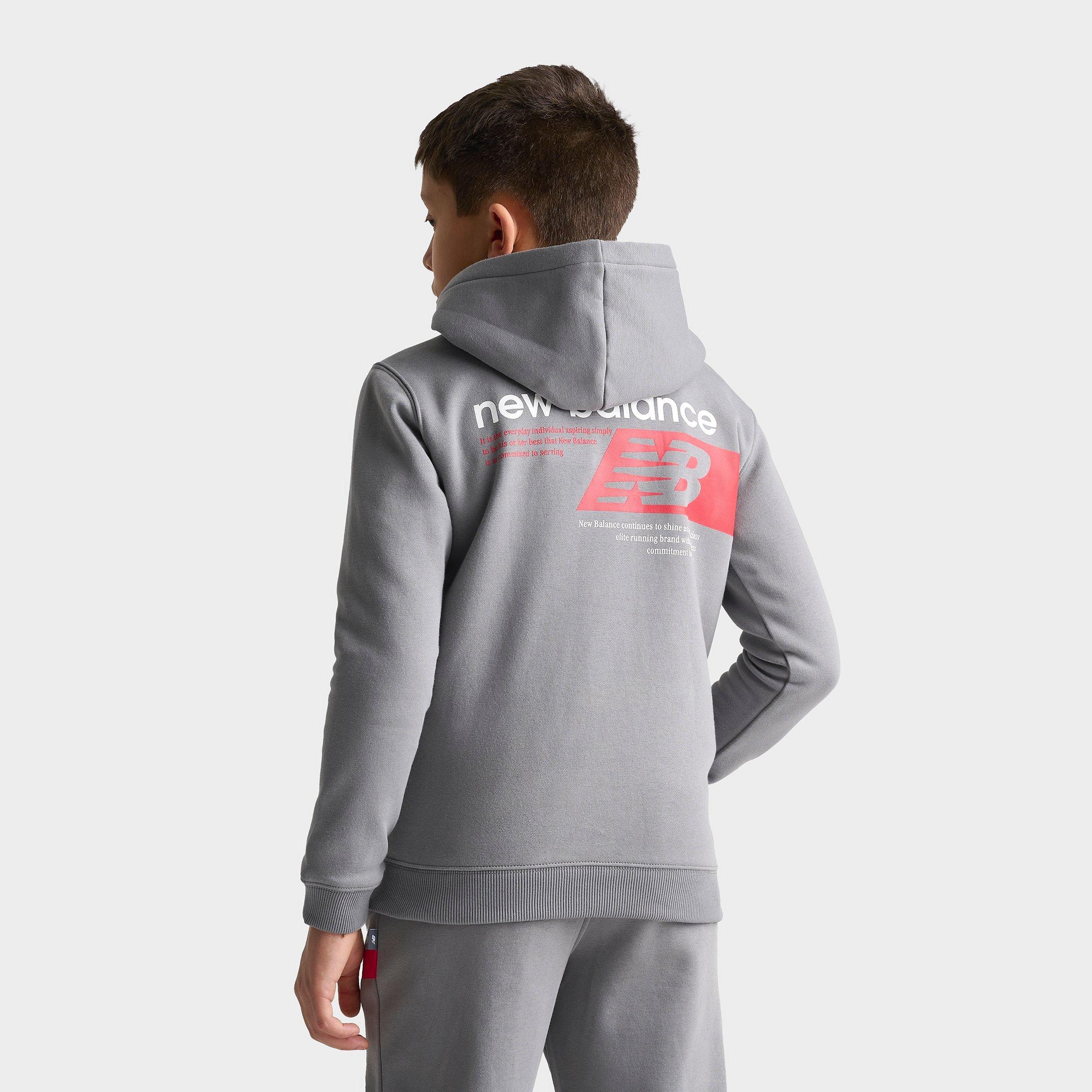 Click here for New Balance Big Kids Players Pullover Hoodie in Sl... prices