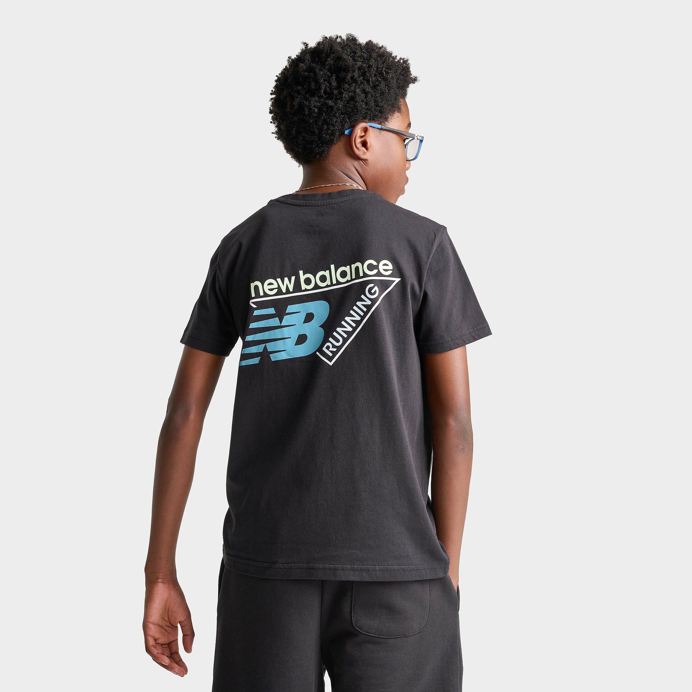 Click here for New Balance Big Kids Running Triangle T-Shirt in C... prices
