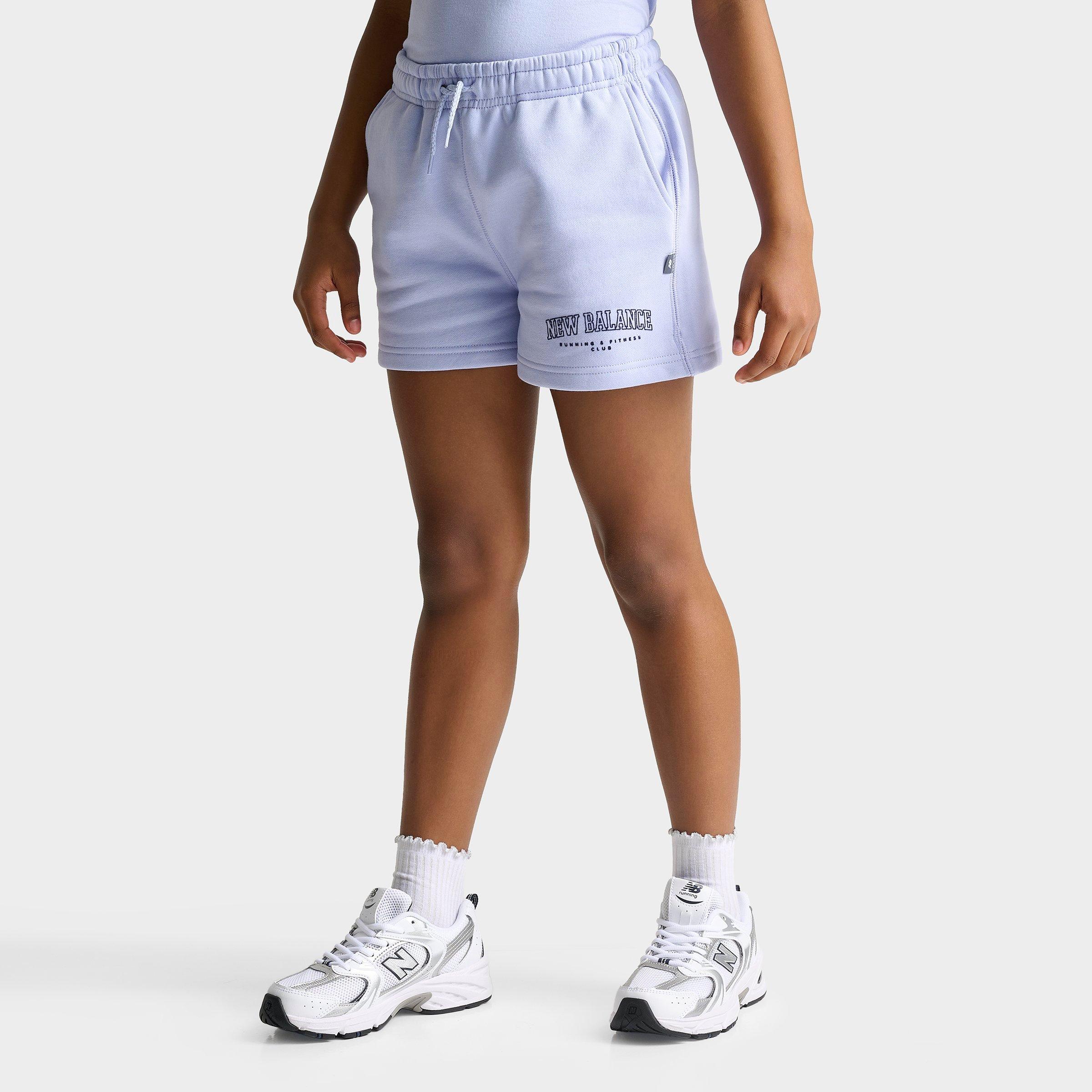 Click here for New Balance Girls Big Kids Arch Logo Fleece Shorts... prices