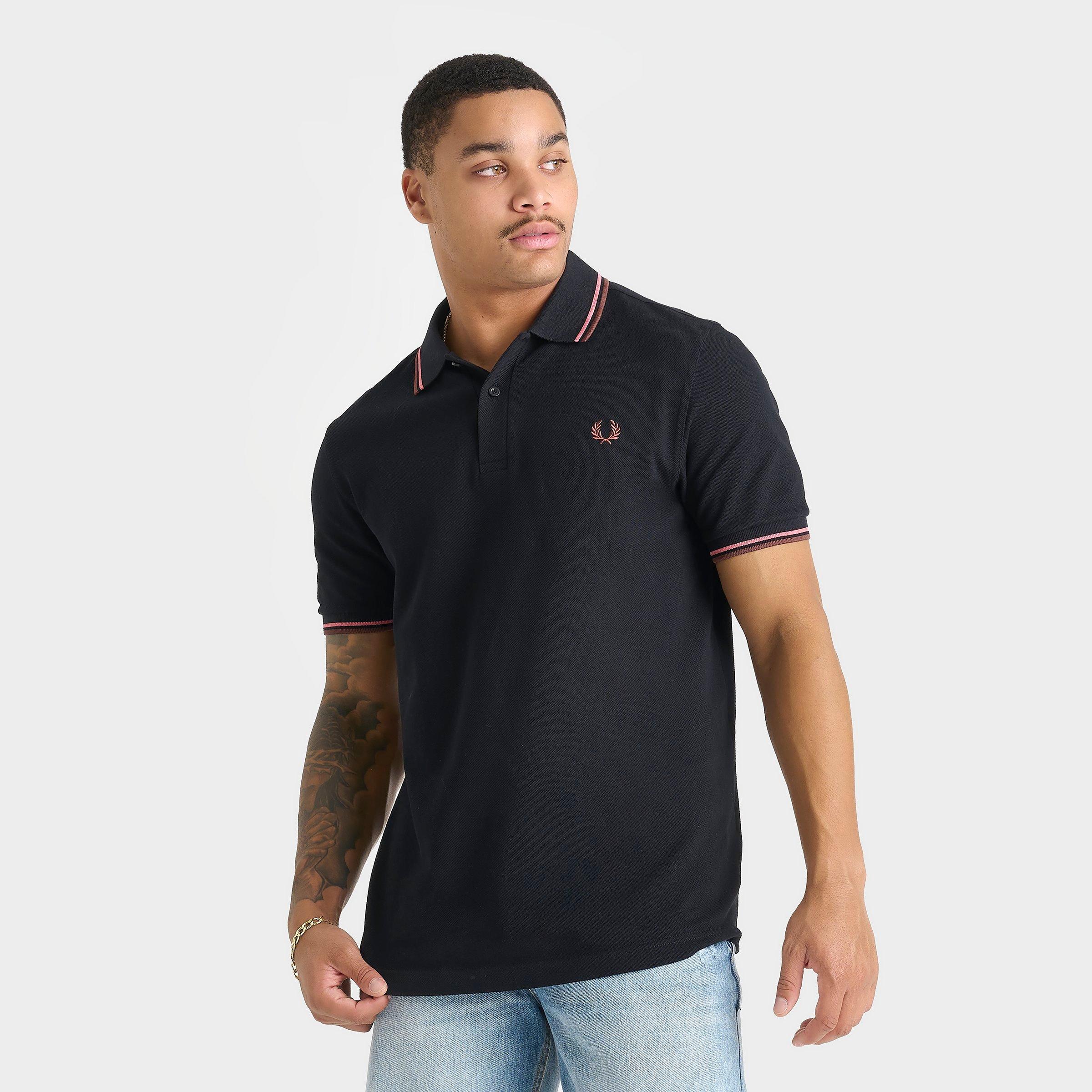 Click here for Fred Perry Mens Twin Tip Polo Shirt in Navy/Snow W... prices