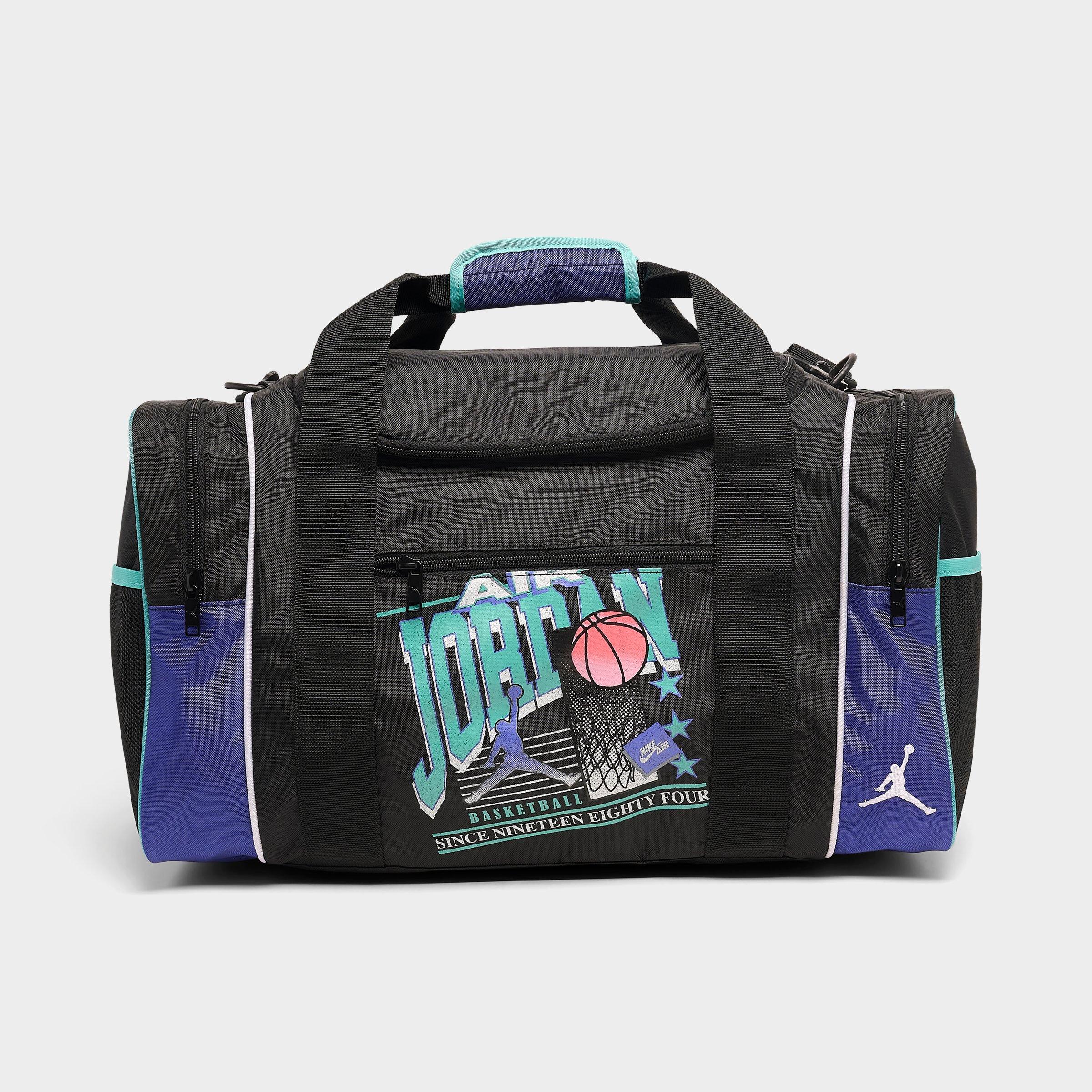 Click here for Jordan 84 Vintage Duffel Bag in Black/Purple Size:... prices