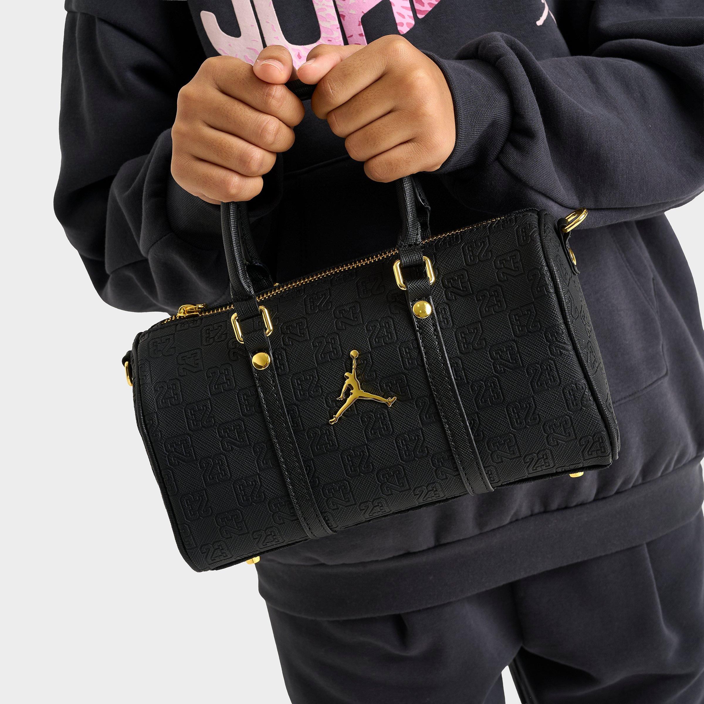 Click here for Jordan Monogram Mini Duffel Bag in Black Embossed prices