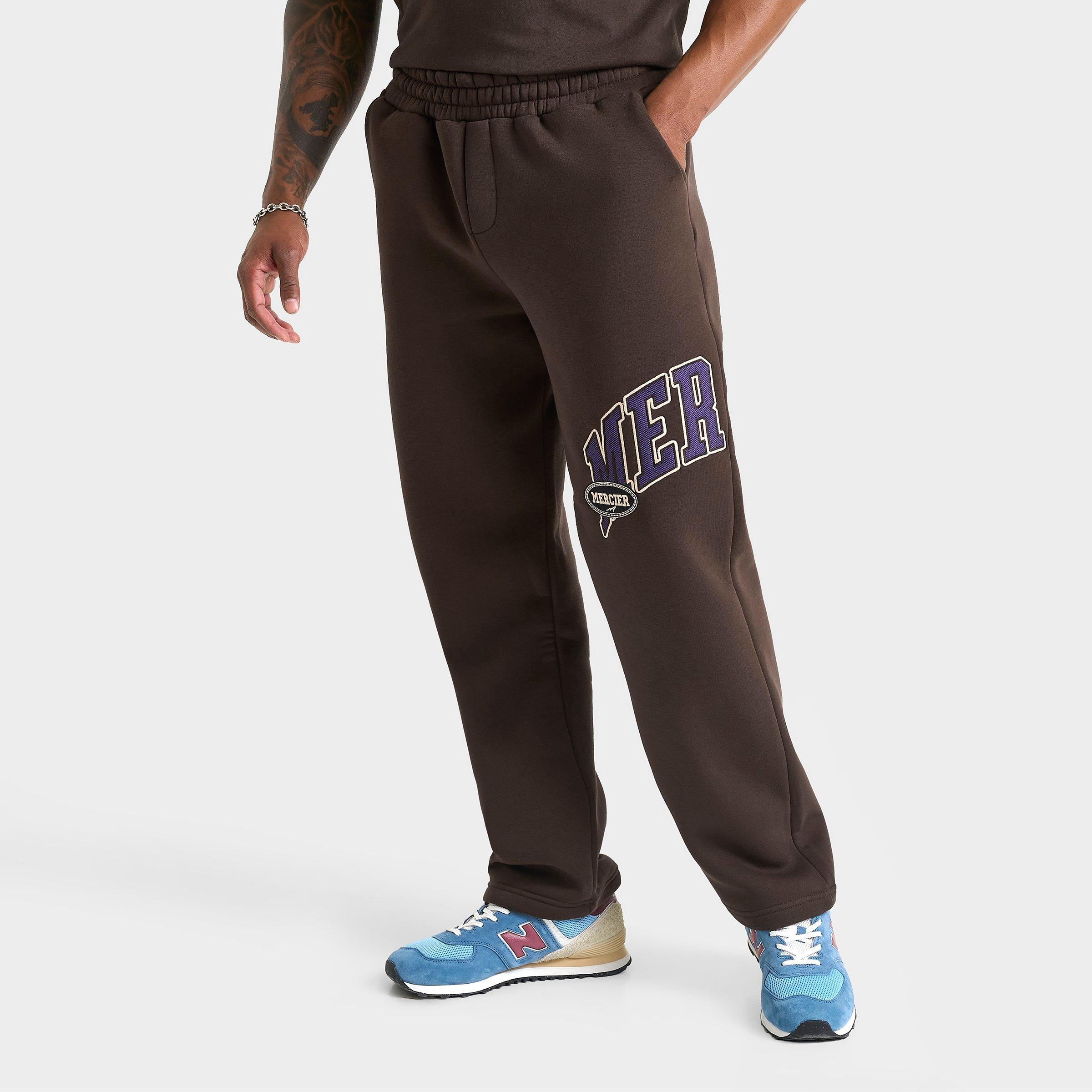 Click here for MERCIER Mens Institute Fleece Sweatpants in Brown... prices