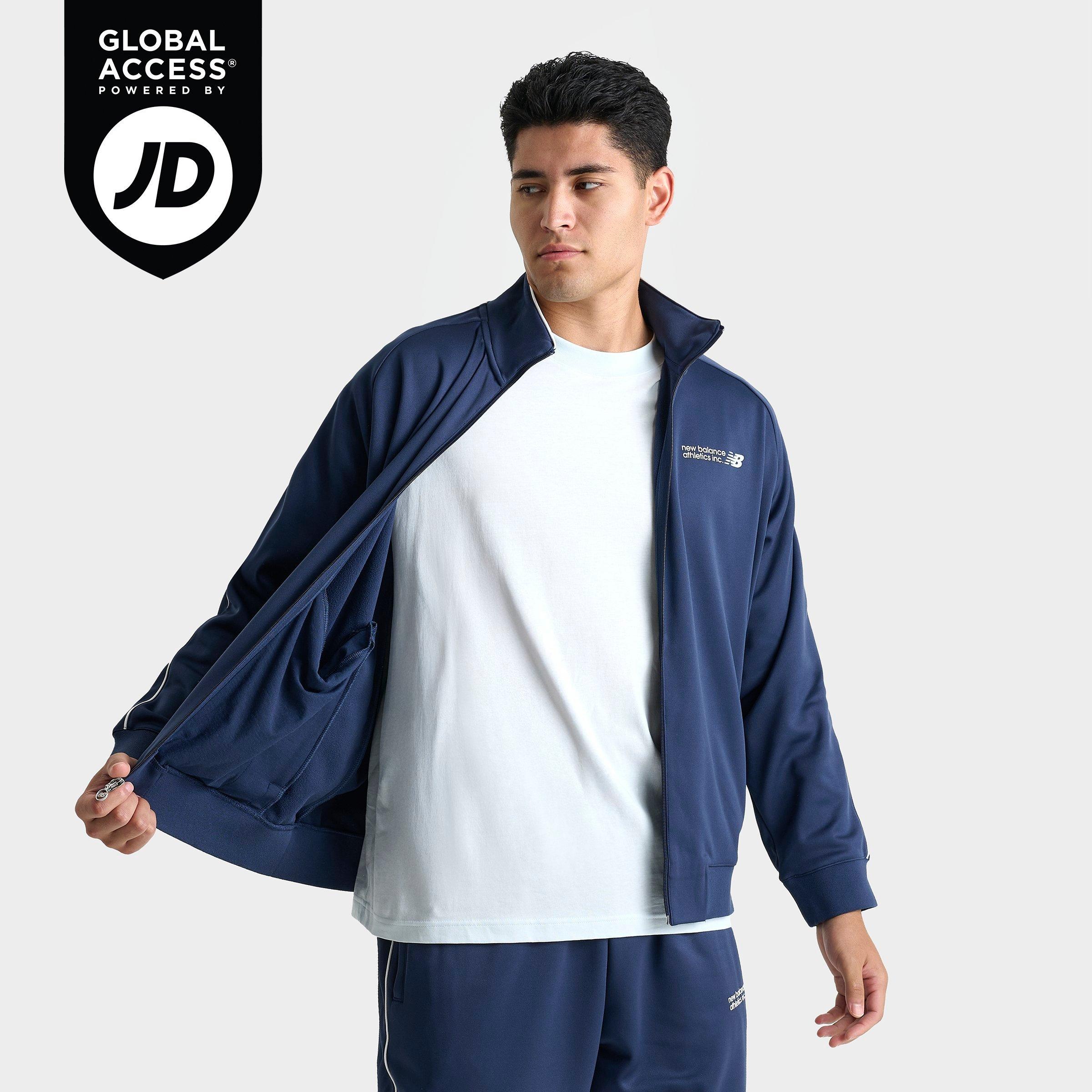 Click here for New Balance Mens Apres Track Top in Navy Size: 2XL prices