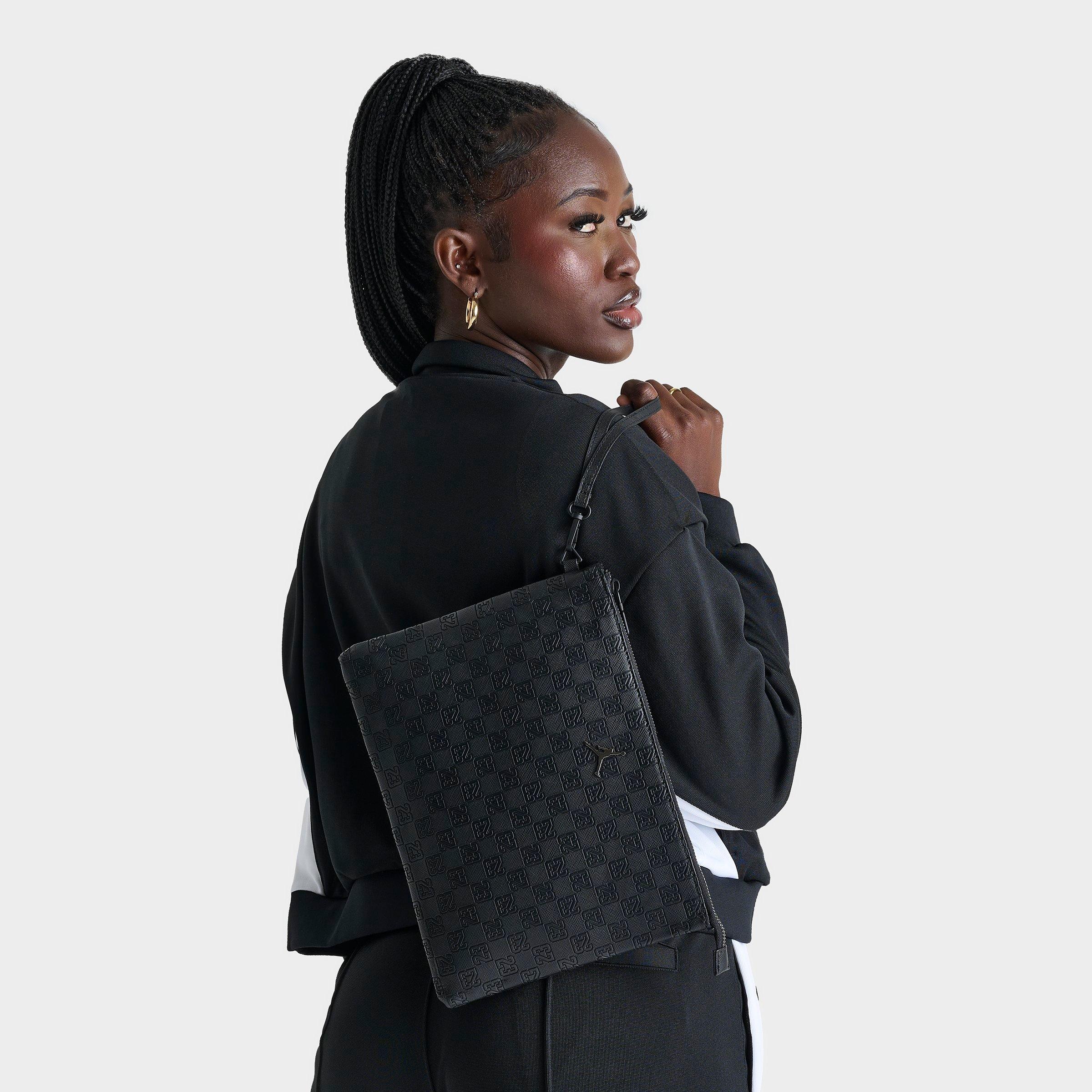 Click here for Jordan Womens Monogram Pouch (M) in Black Embossed prices