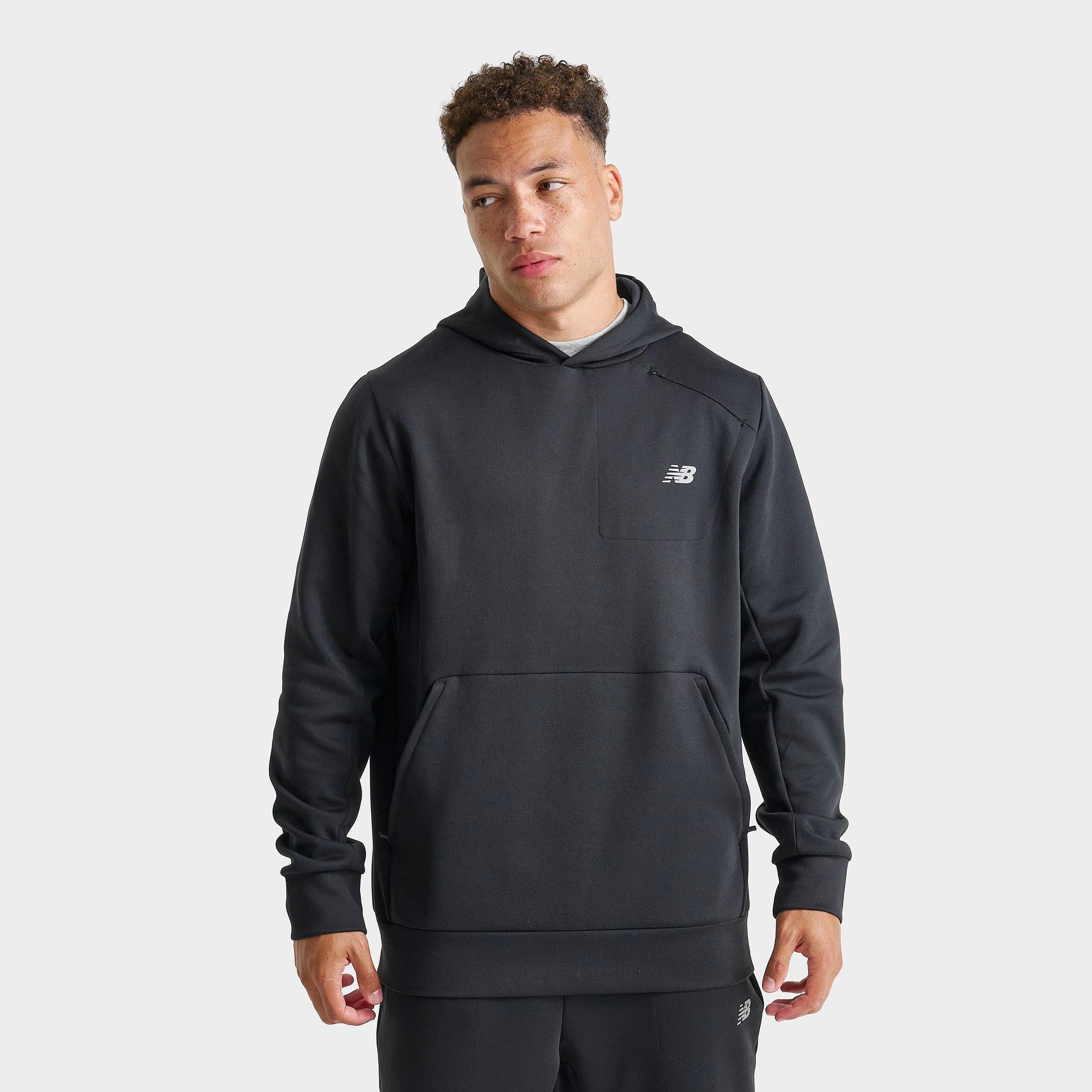 Click here for New Balance Mens Tech Knit Hoodie in Black Size: X... prices