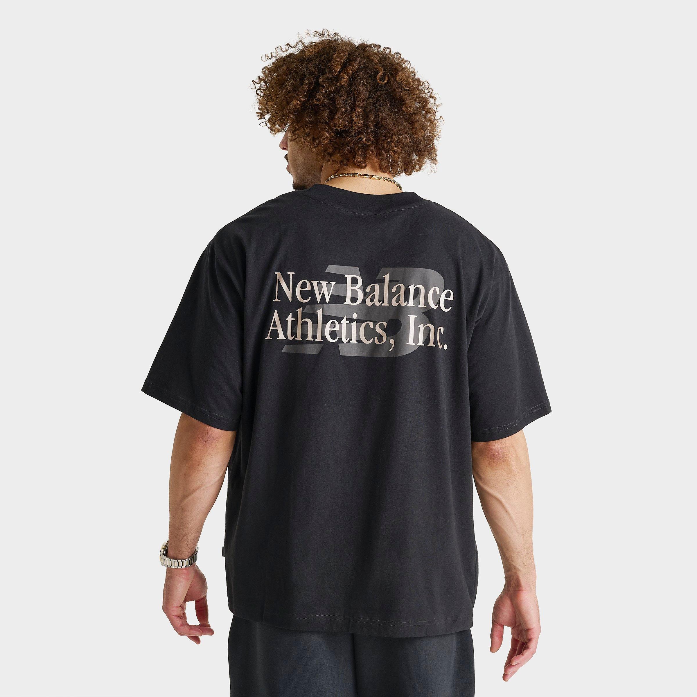 Click here for New Balance Mens Copper T-Shirt in Black/Copper Si... prices