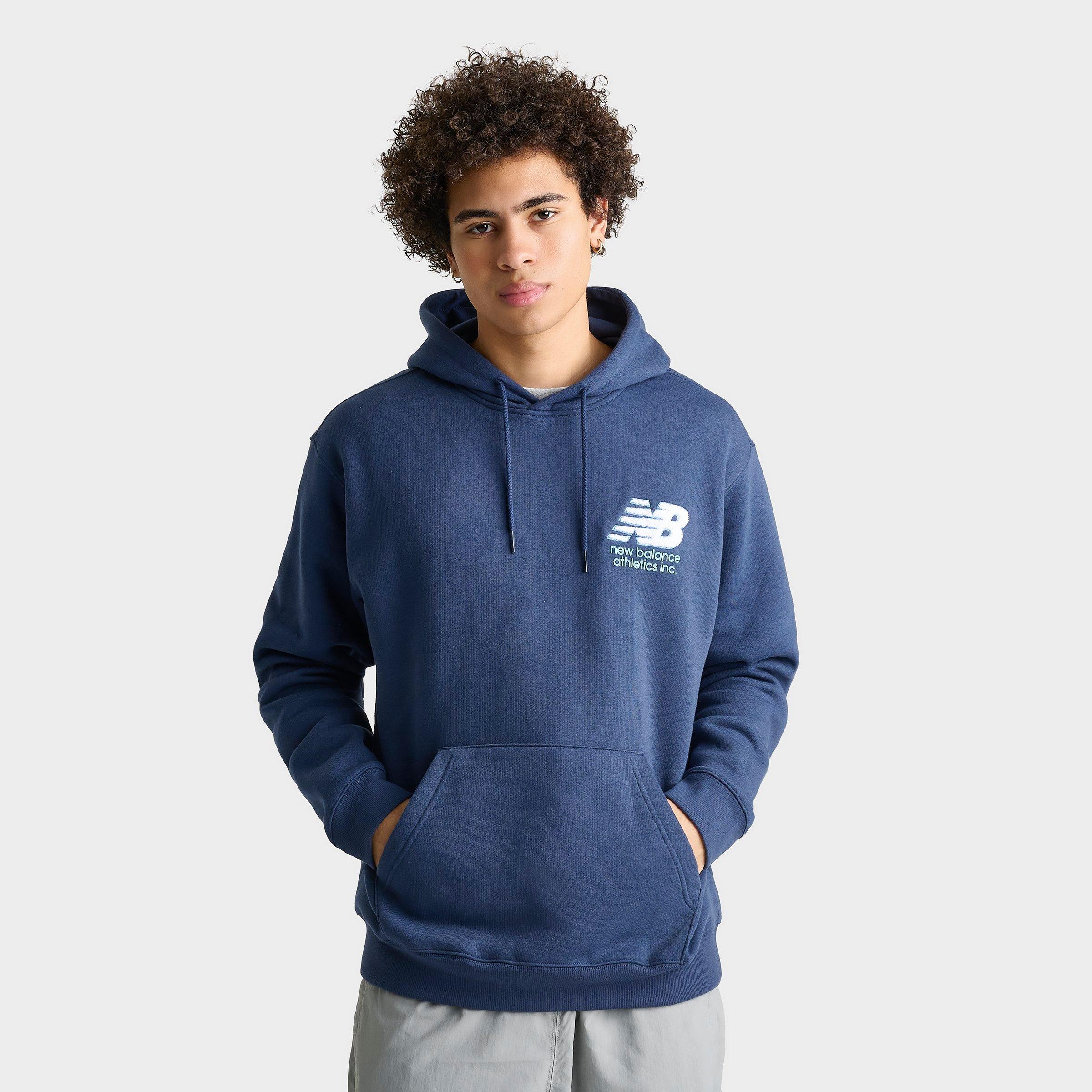 Click here for New Balance Mens Athletics Chenille Fleece Pullove... prices