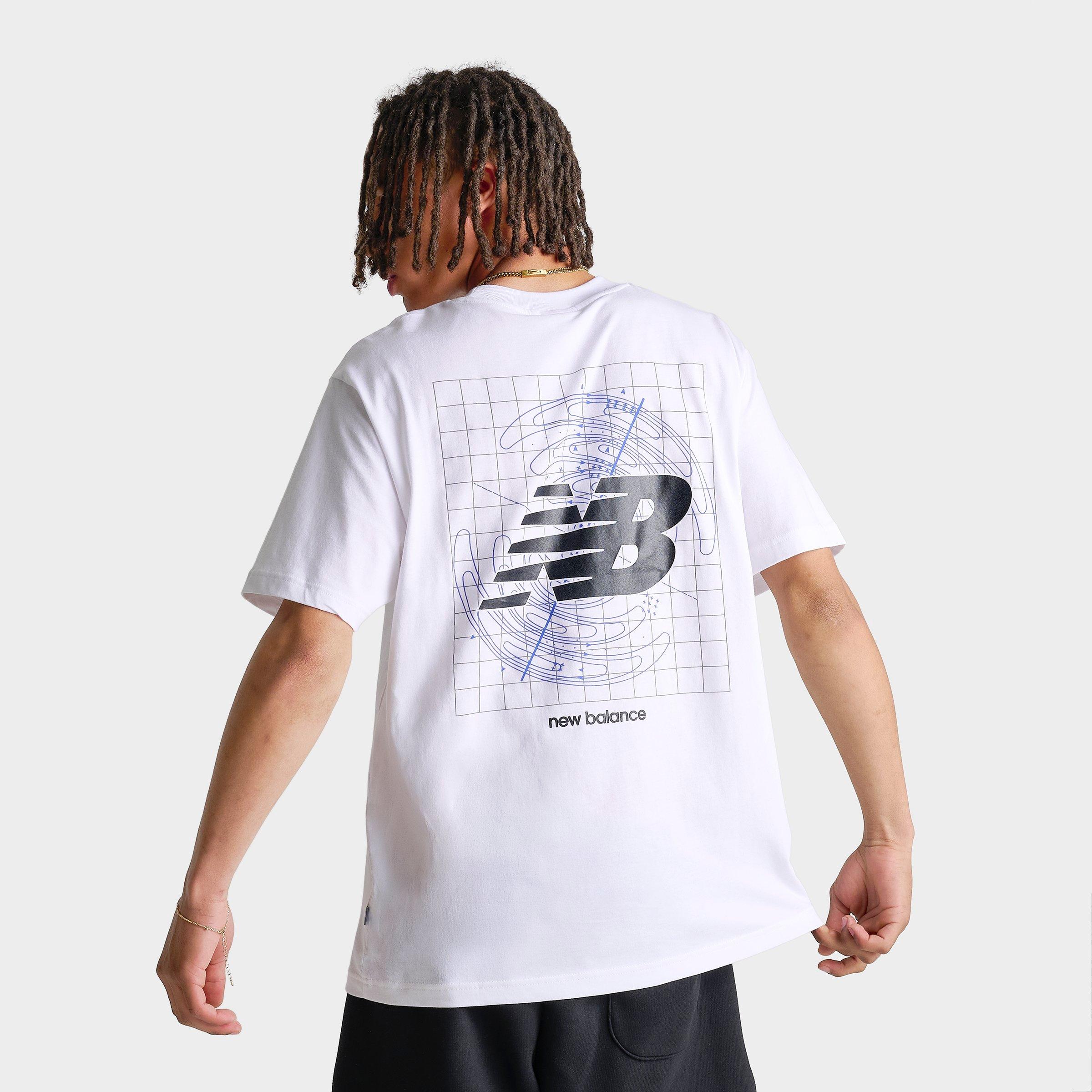 Click here for New Balance Mens Vision Graphic T-Shirt in White/B... prices