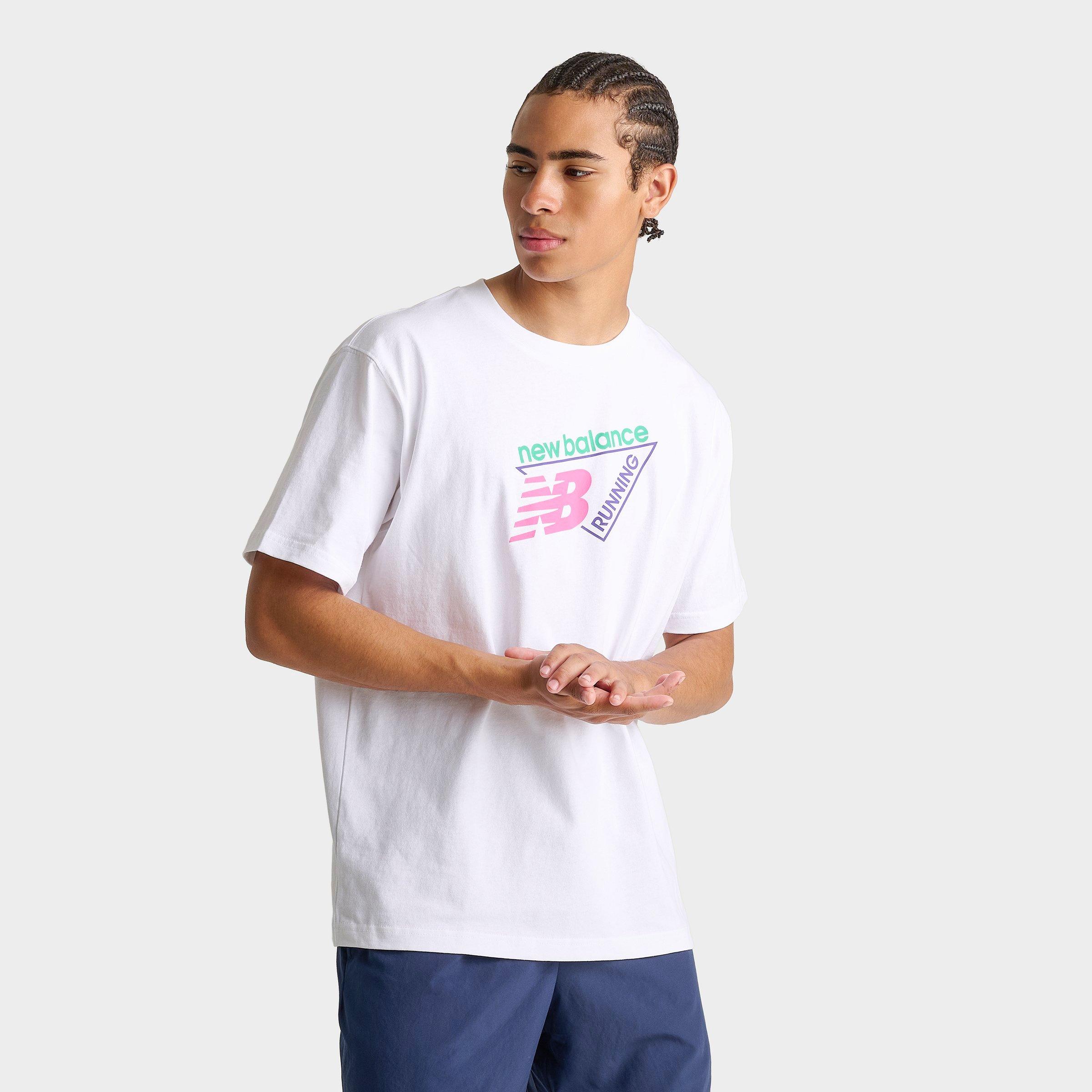 Click here for New Balance Mens Classic Tri-Logo T-Shirt in White... prices