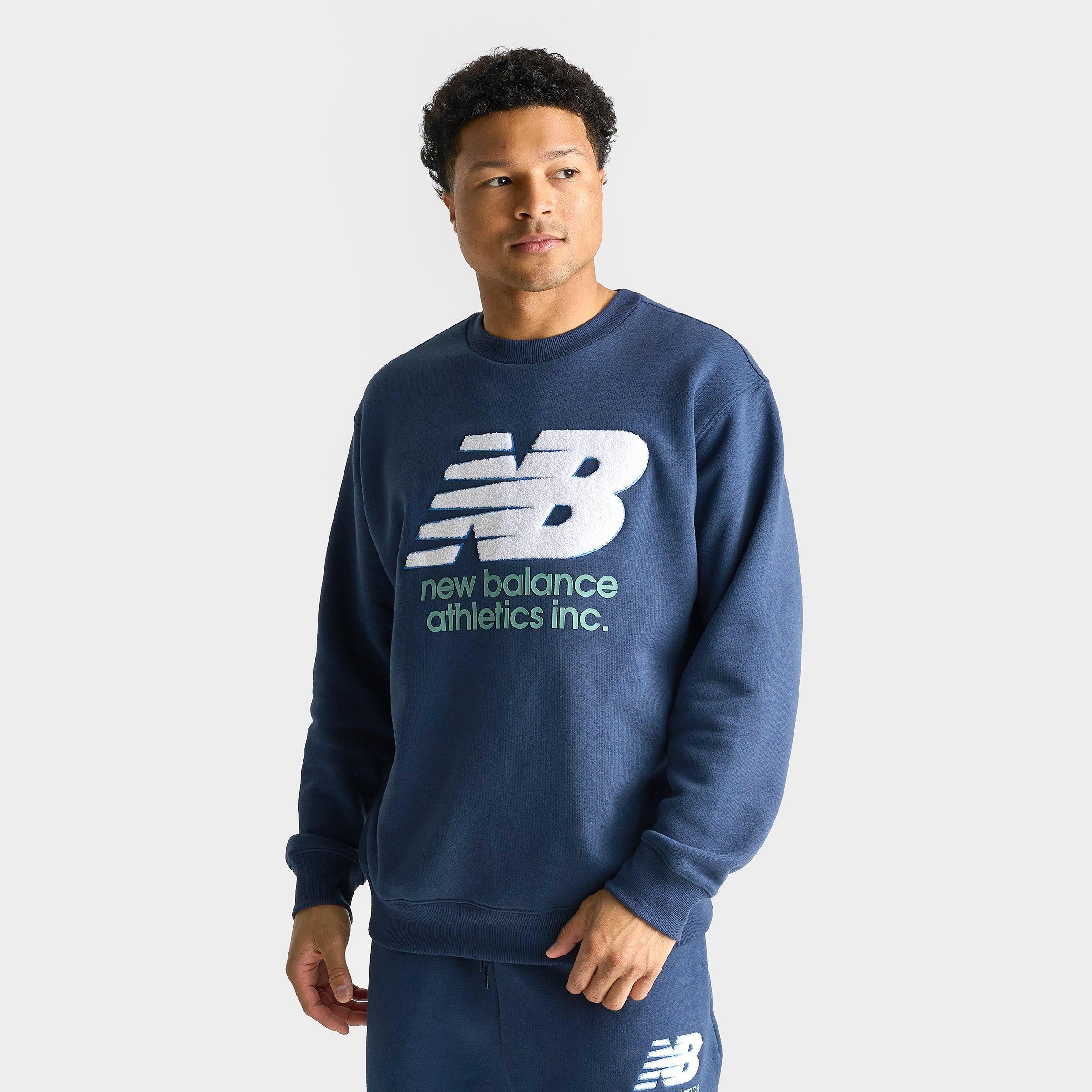 Click here for New Balance Mens Athletics Chenille Fleece Crewnec... prices