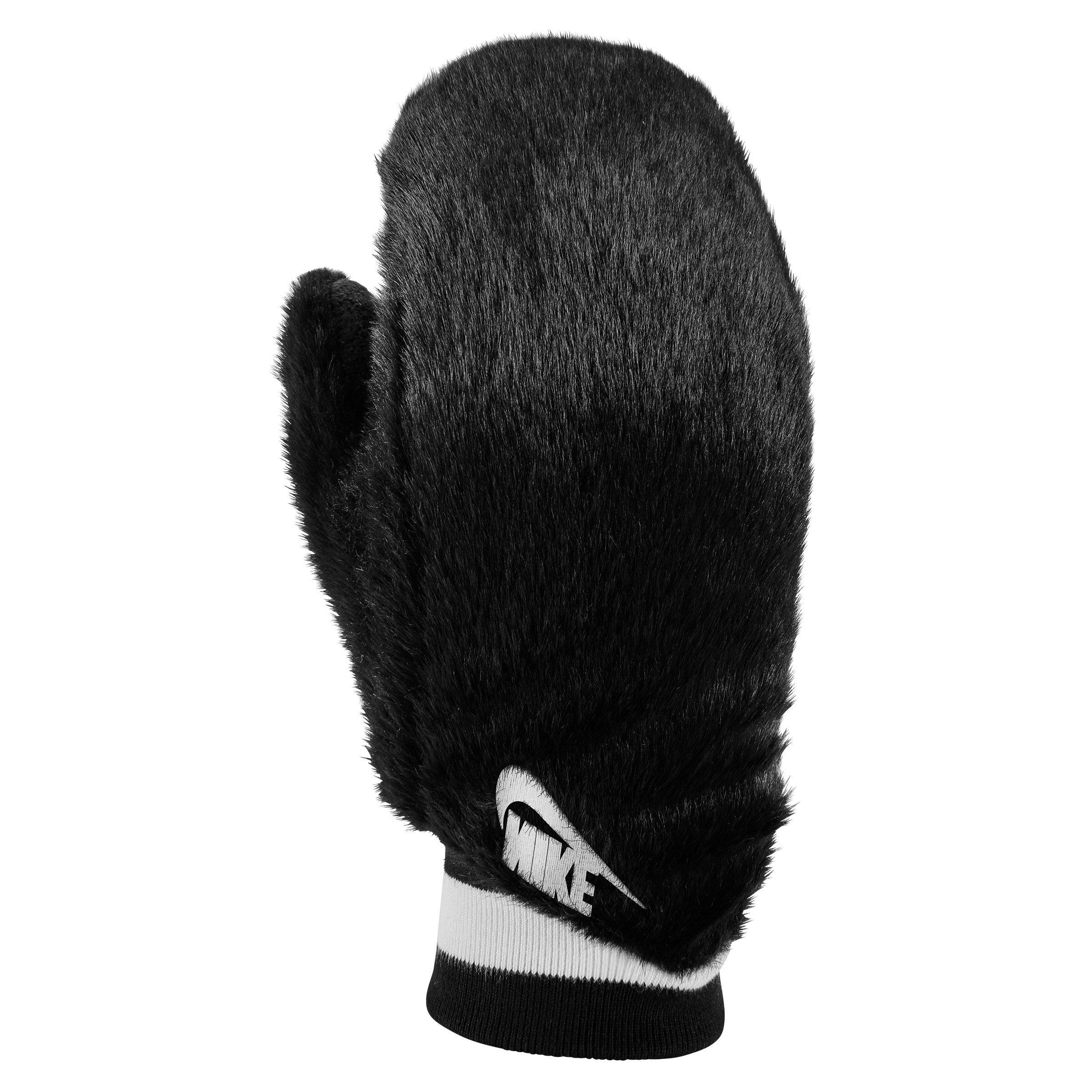 Click here for Nike Womens Warm Mittens in Black/White Size: M-L prices