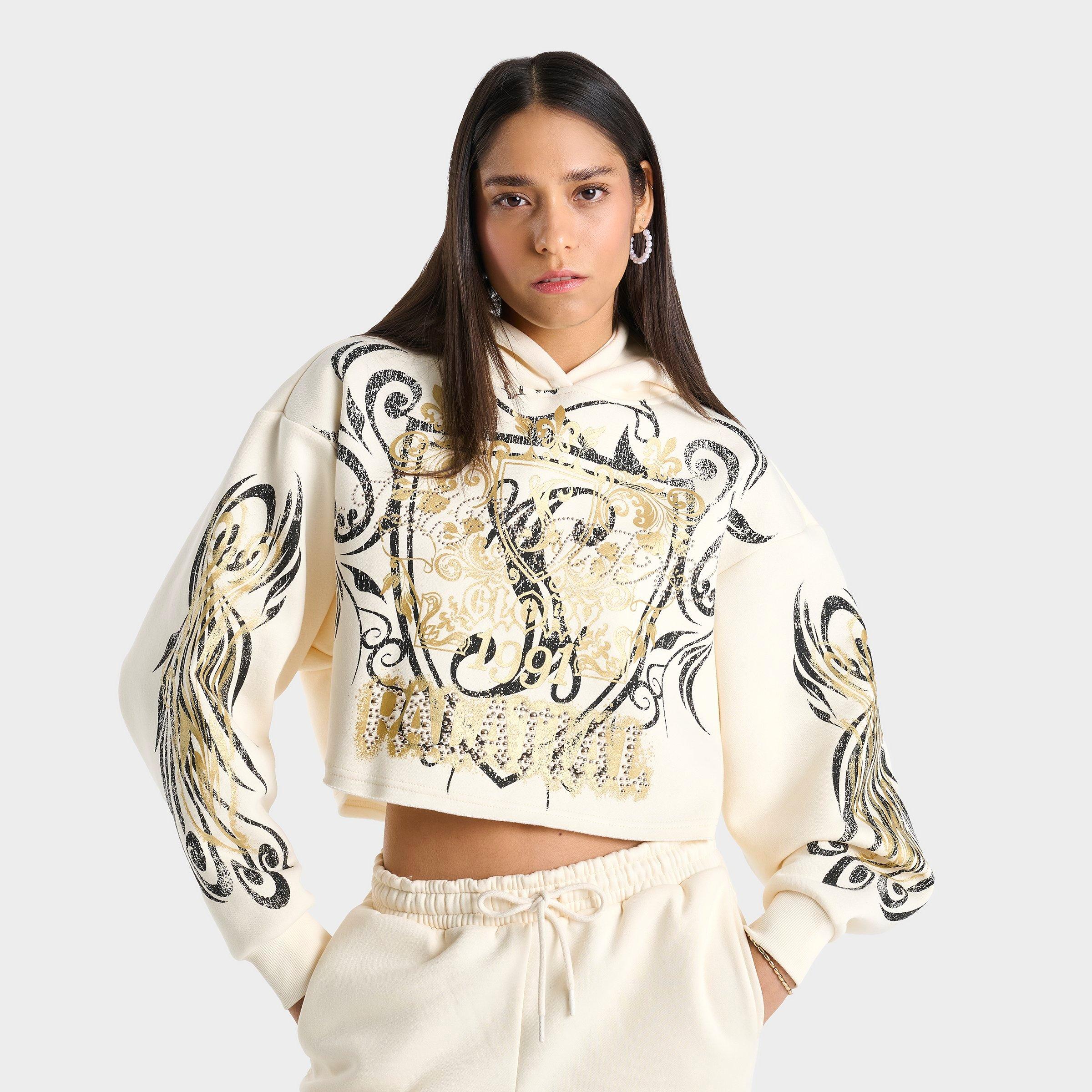 Click here for Smoke Rise Womens Mable Oversized Cropped Fleece H... prices