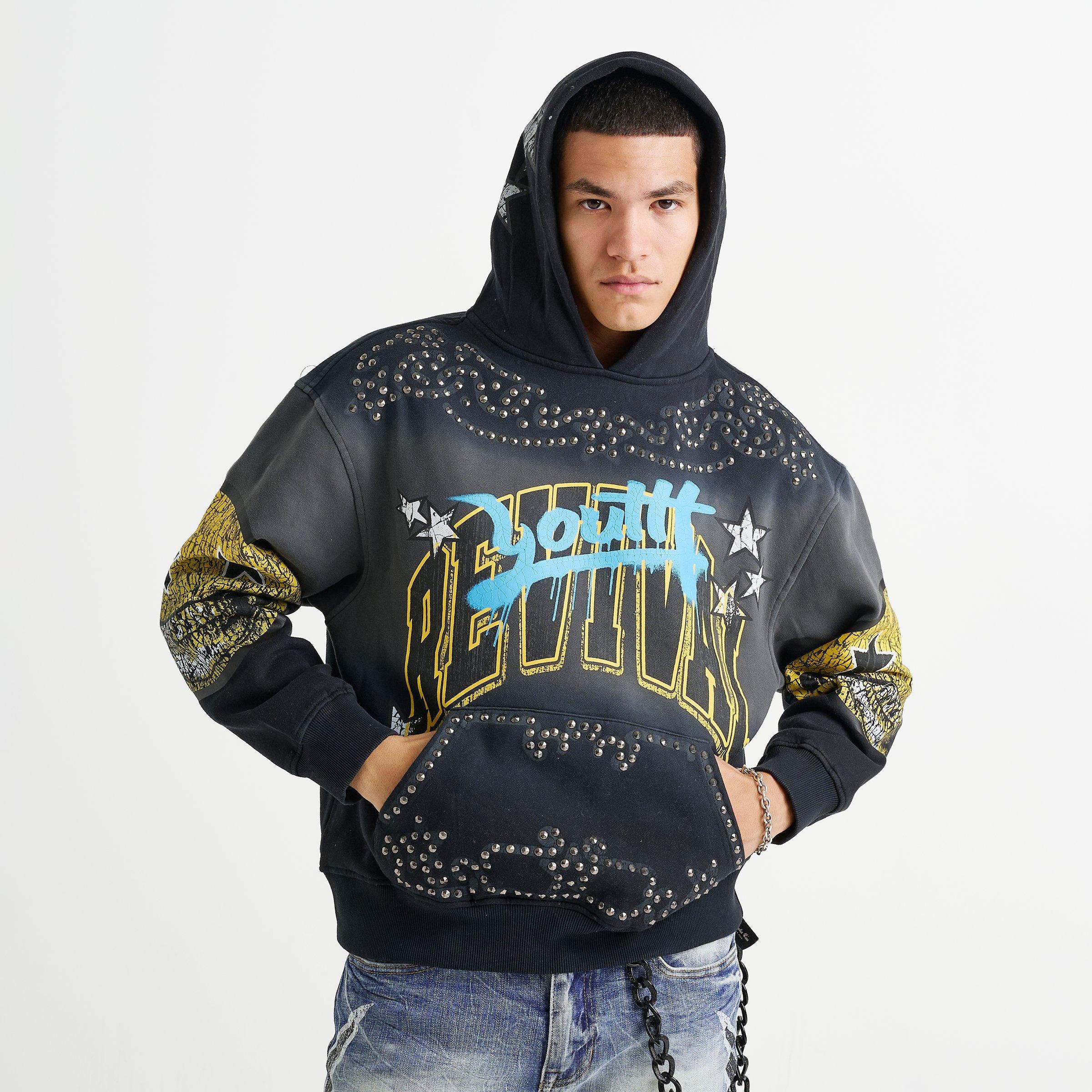 Click here for Smoke Rise Mens Revival Maximalist Pullover Hoodie... prices