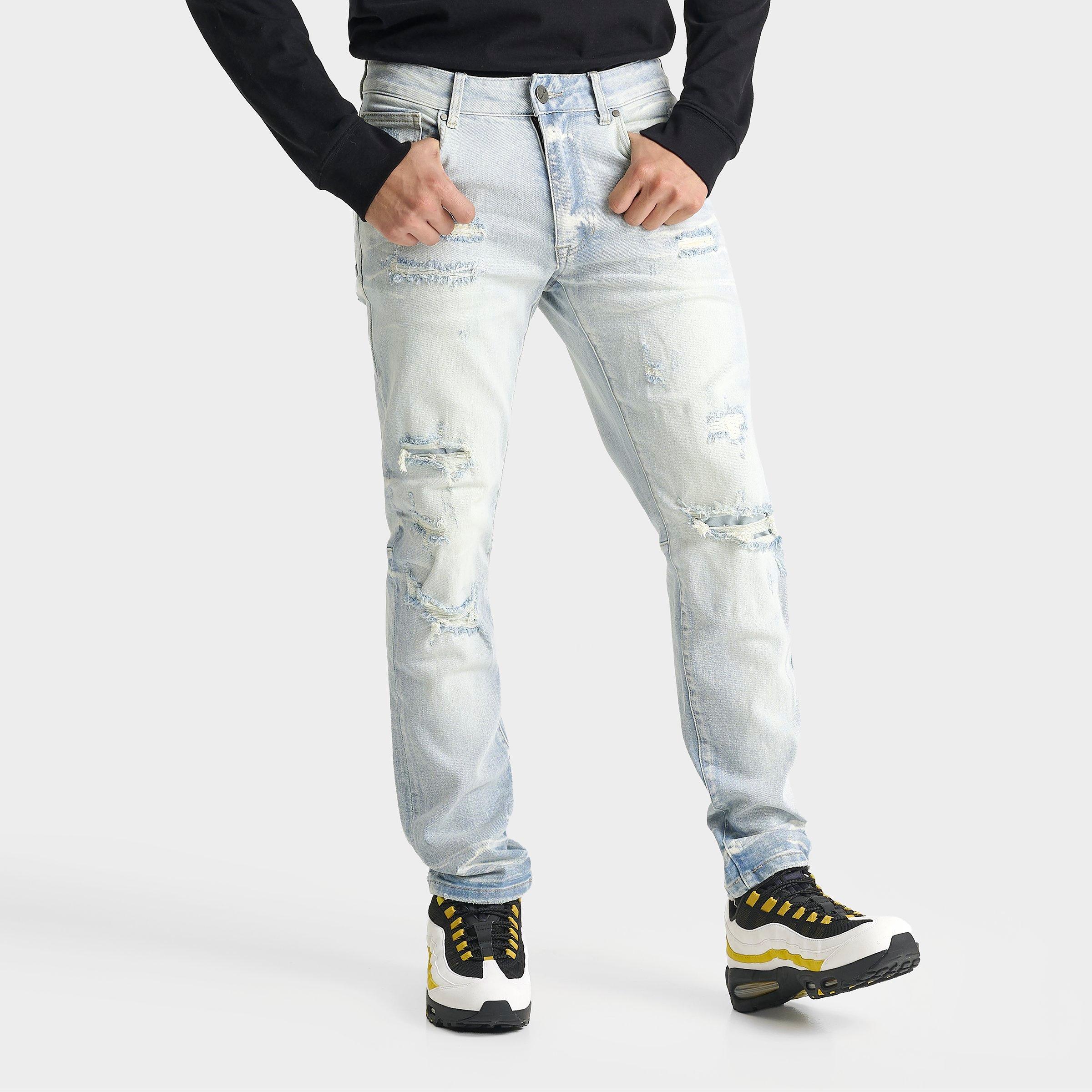 Click here for Smoke Rise Mens Distressed Slim Denim Jeans in Lot... prices