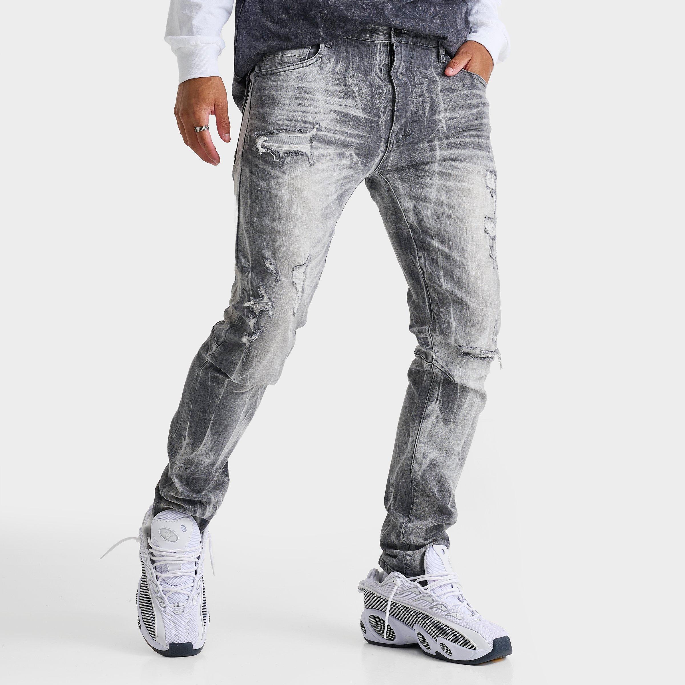 Click here for Smoke Rise Mens Heavy Whisker Slim Denim Jeans in... prices