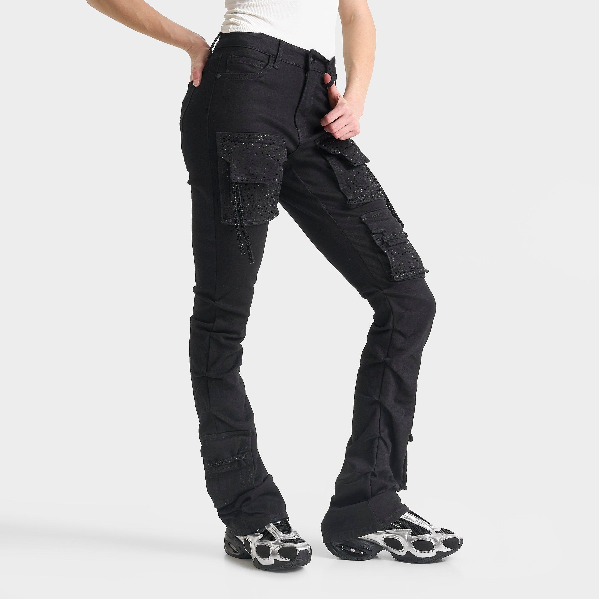 Click here for Smoke Rise Womens Nova Rhinestone High-Rise Stacke... prices