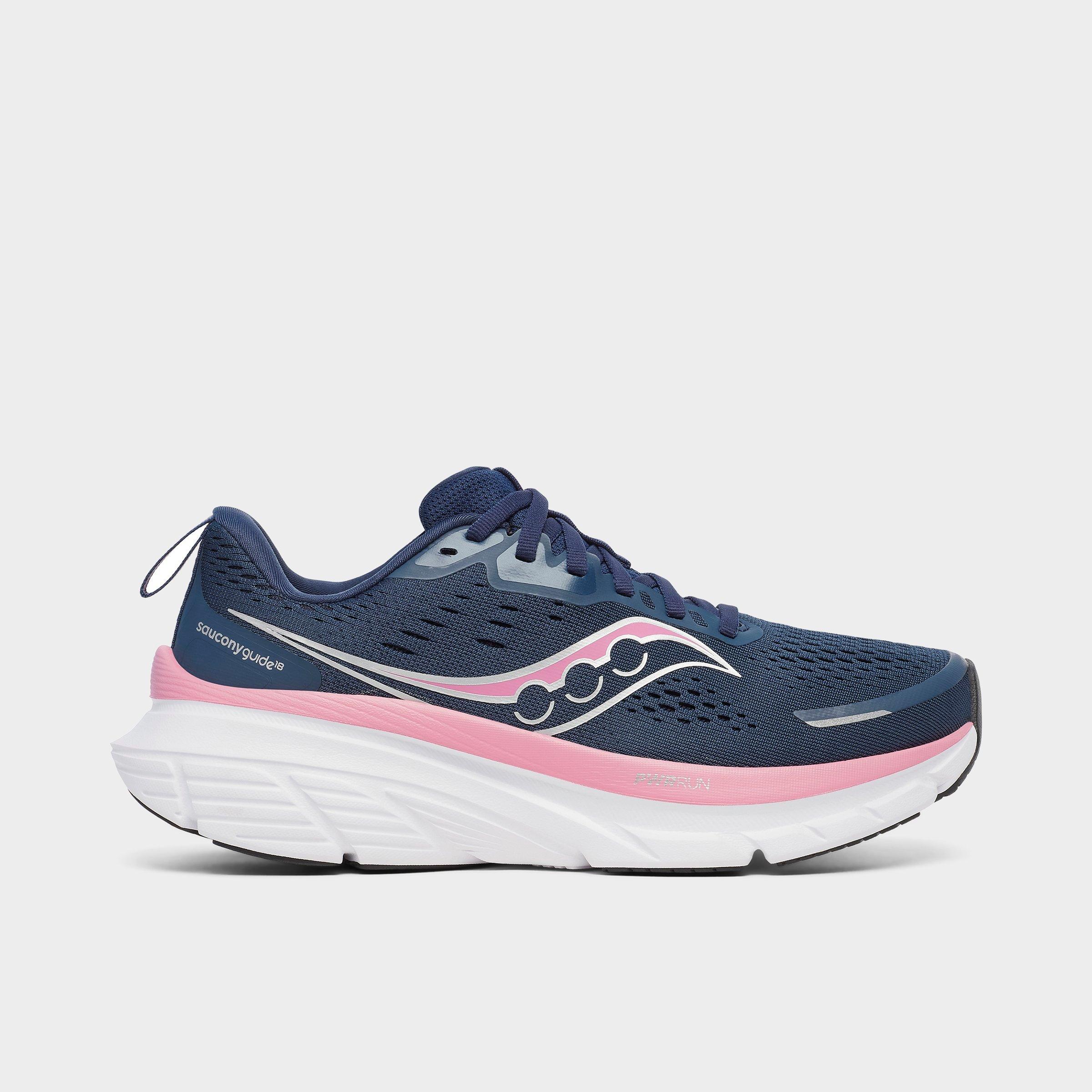 Click here for Saucony Womens Guide 18 Running Shoes in Navy/Orch... prices