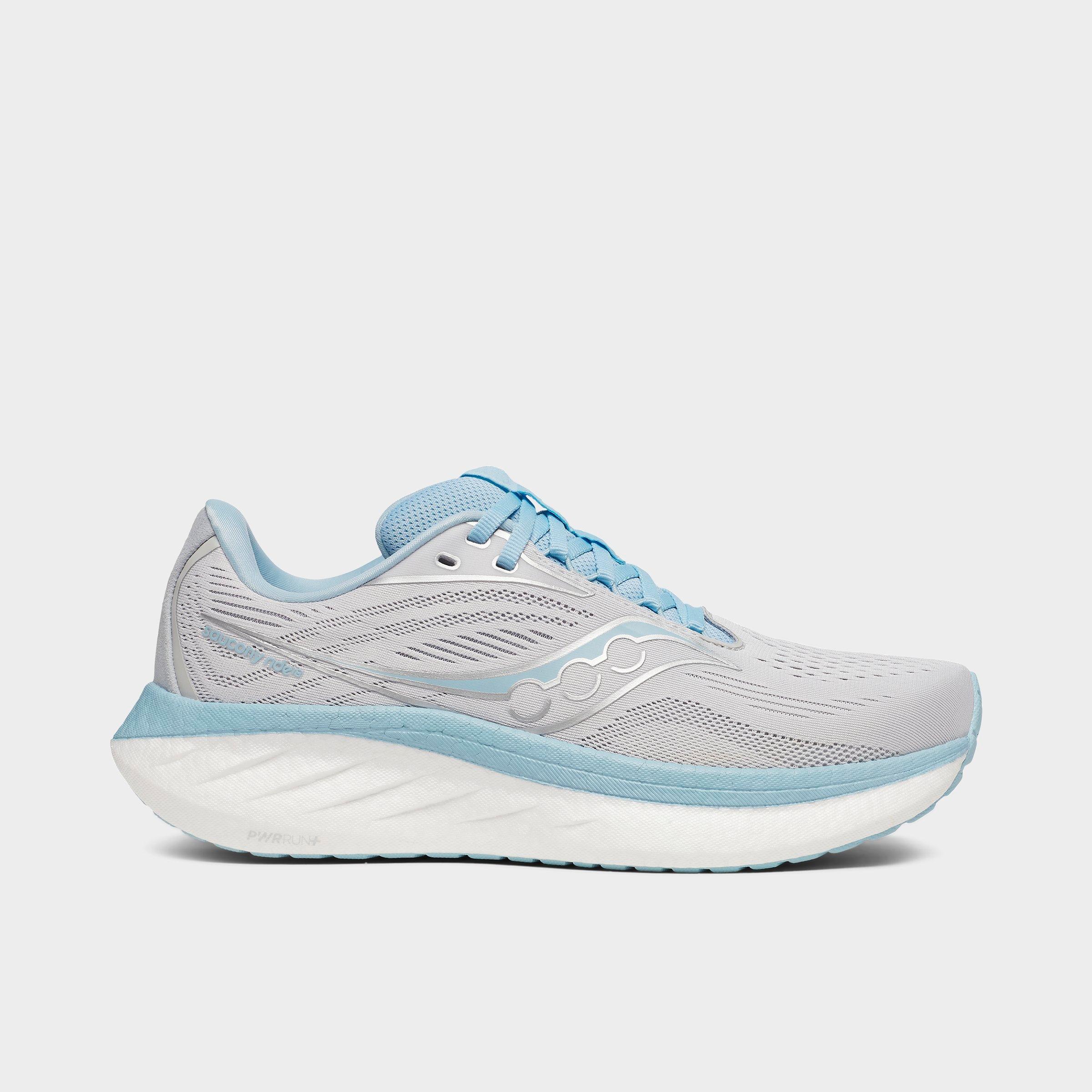 Click here for Saucony Womens Ride 18 Running Shoes in Cloud/Drea... prices