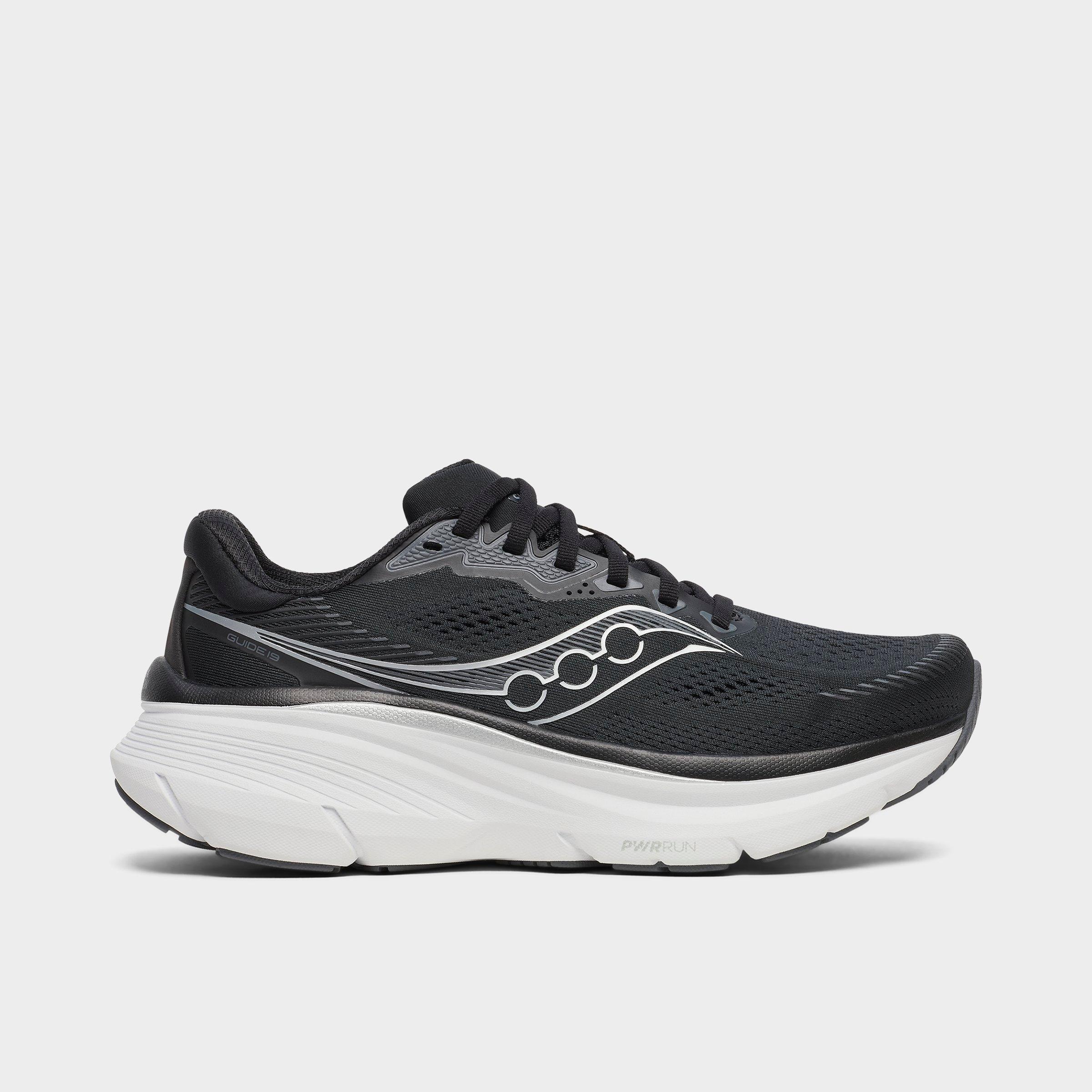 Click here for Saucony Womens Guide 19 Running Shoes in Black/Sil... prices