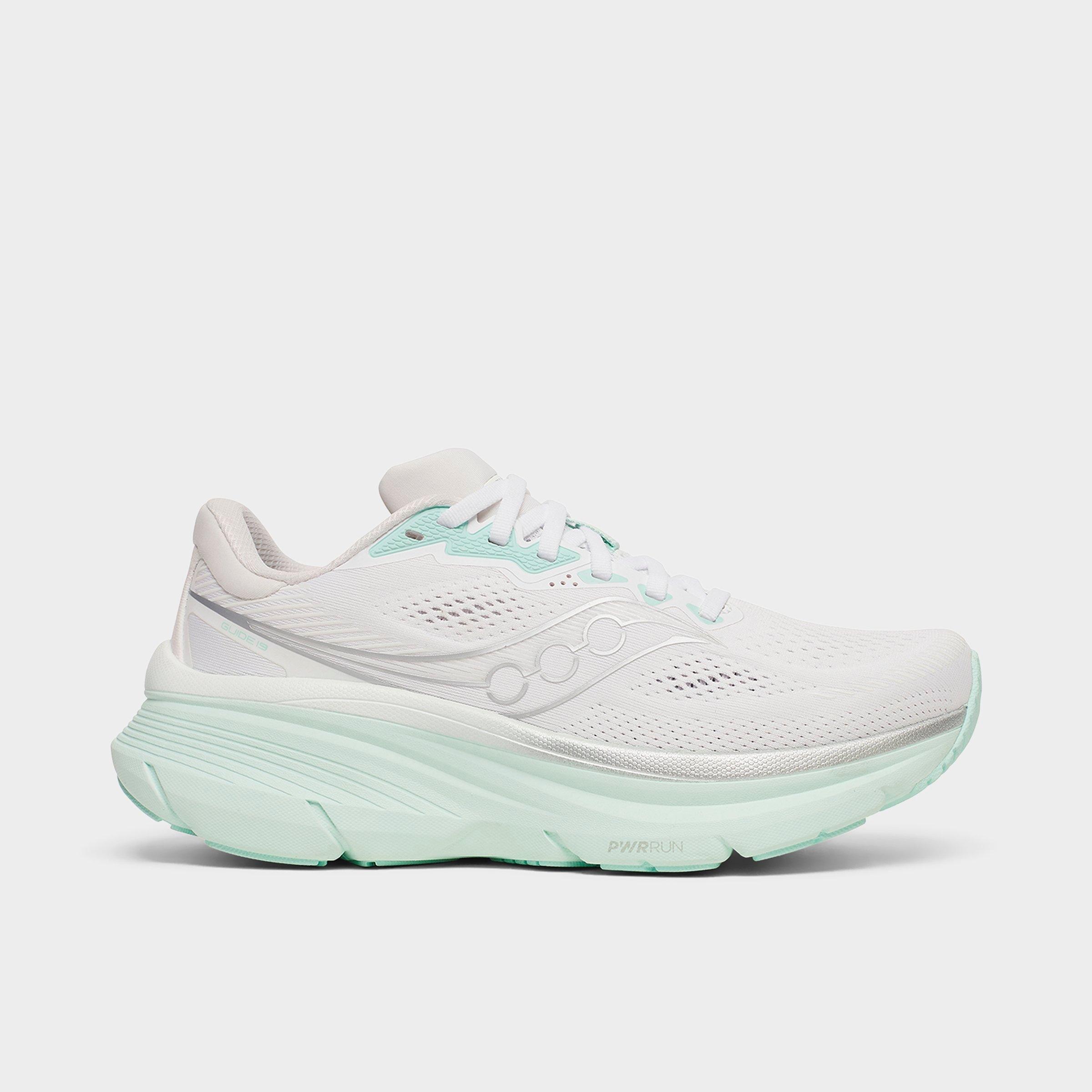 Click here for Saucony Womens Guide 19 Running Shoes in White/Hus... prices