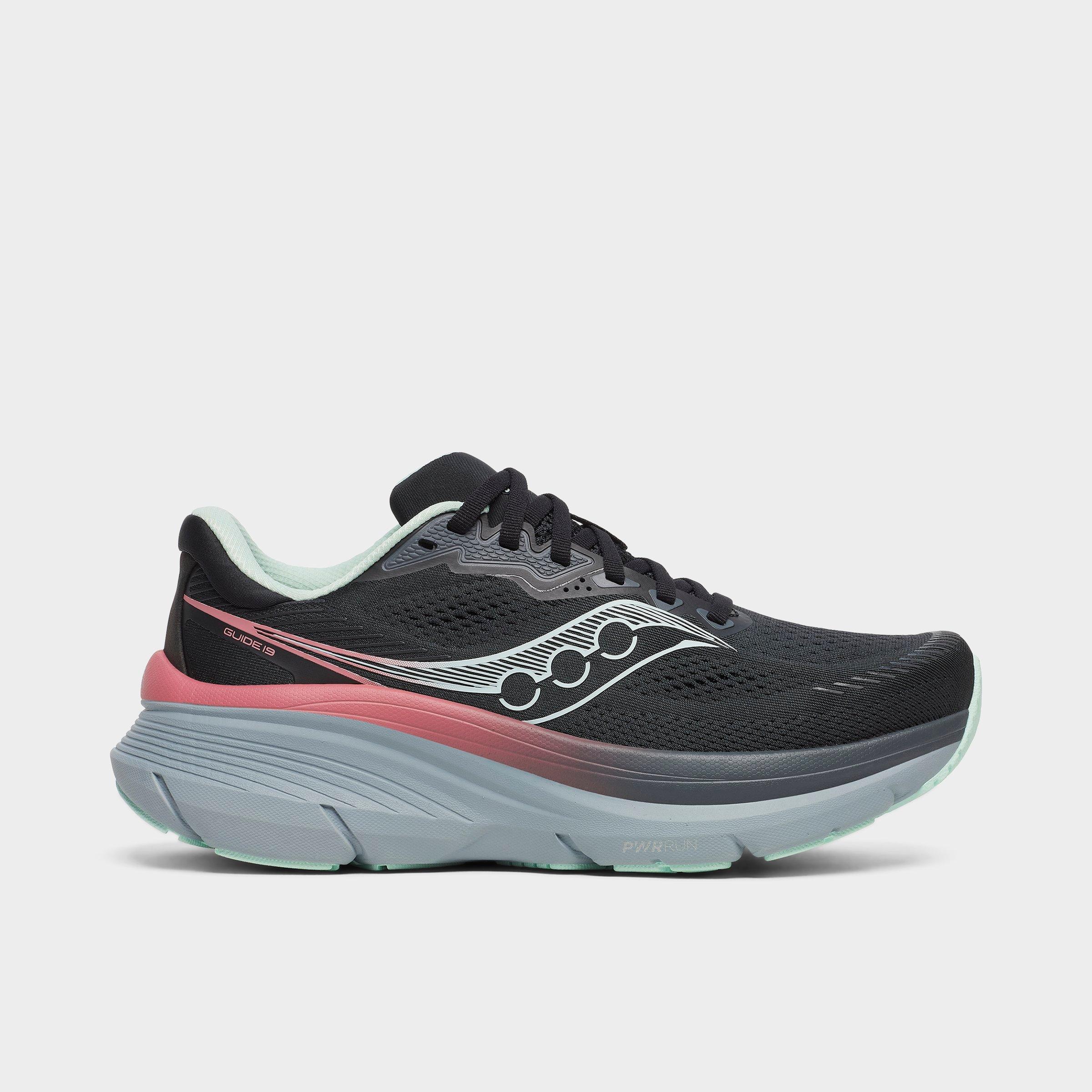 Click here for Saucony Womens Guide 19 Running Shoes in Black/Cal... prices