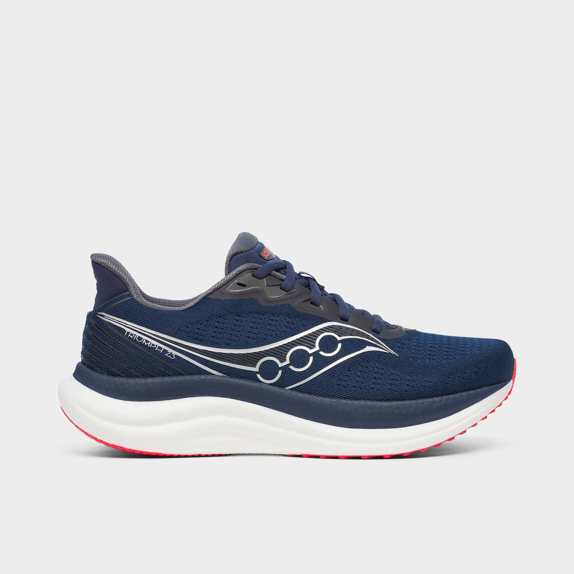 Click here for Saucony Mens Triumph 23 Running Shoes in Navy/Red... prices