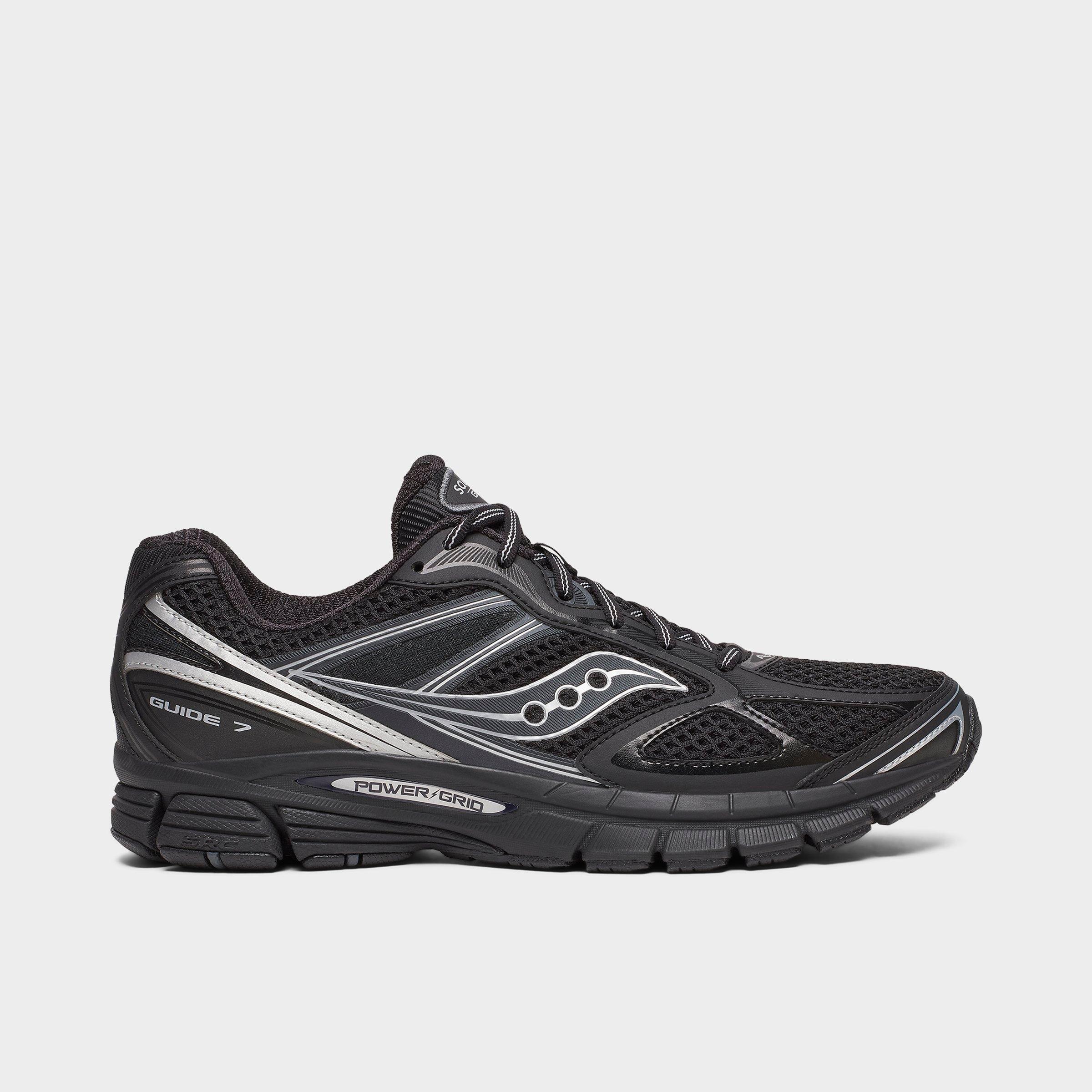 Click here for Saucony Mens ProGrid Guide 7 Casual Shoes in Black... prices
