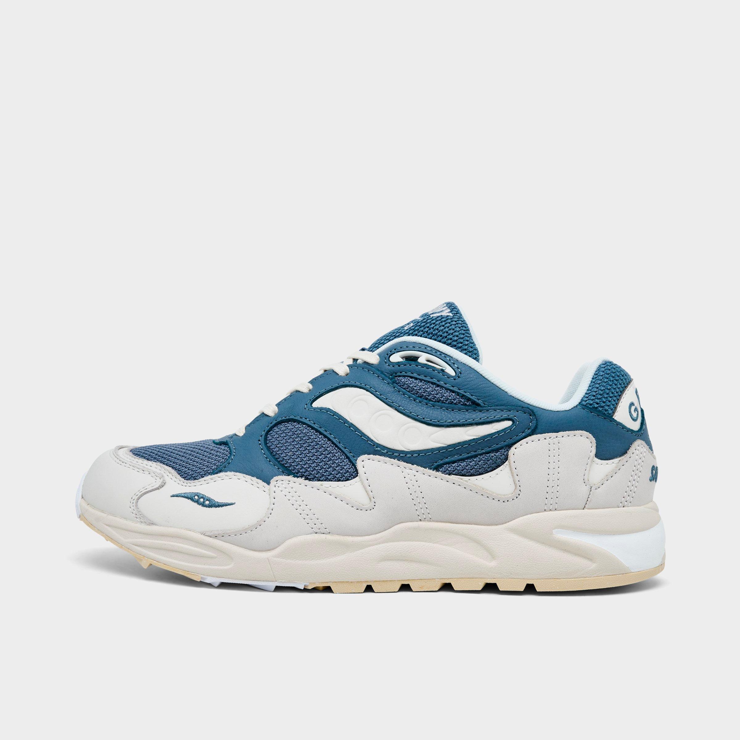 Click here for Saucony Mens Grid Shadow 2 Lux Casual Shoes in Blu... prices