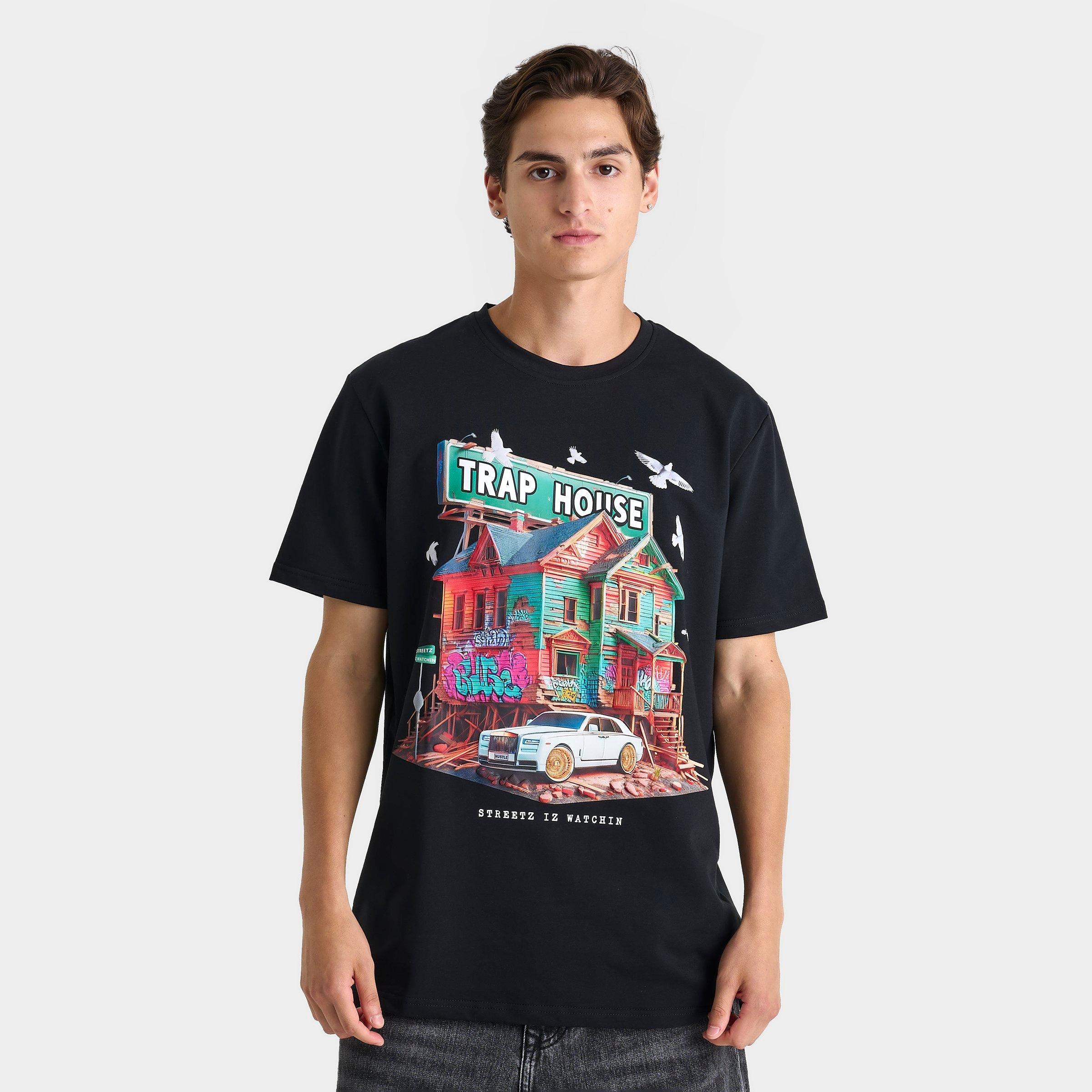 Click here for Streetz Iz Watchin Mens Grizzly Graphic T-Shirt in... prices