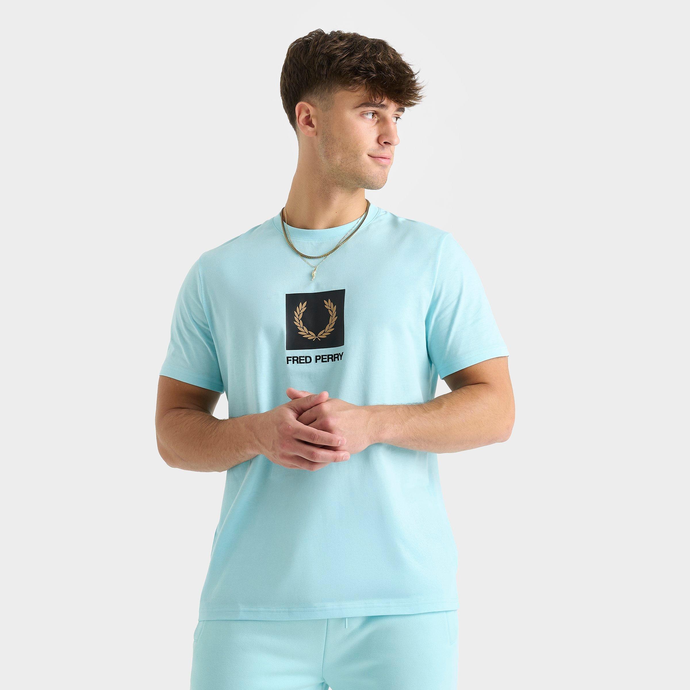 Click here for Fred Perry Mens Stack T-Shirt in Glacier Blue Size... prices