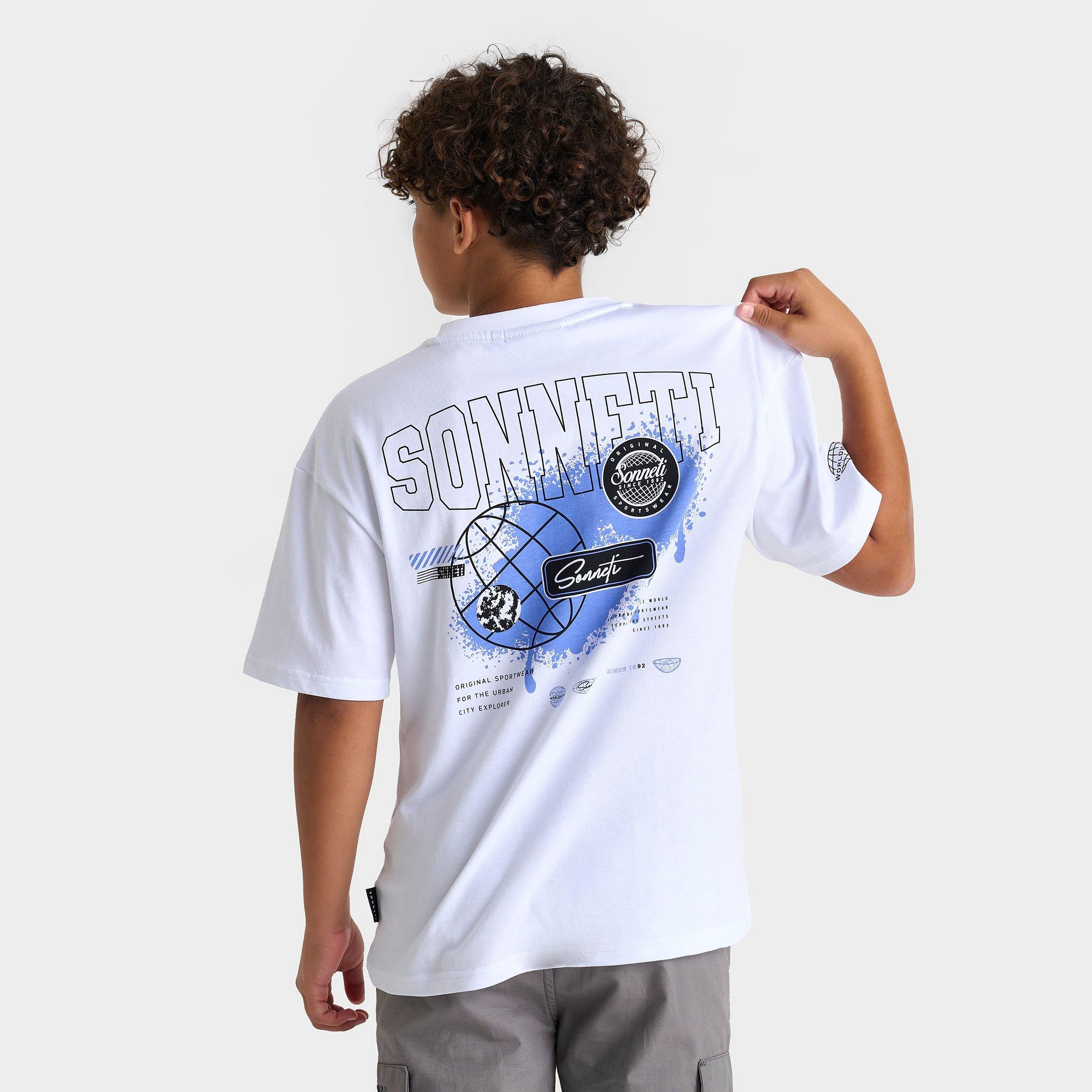 Click here for Sonneti Big Kids London Drip Stack T-Shirt in Opti... prices
