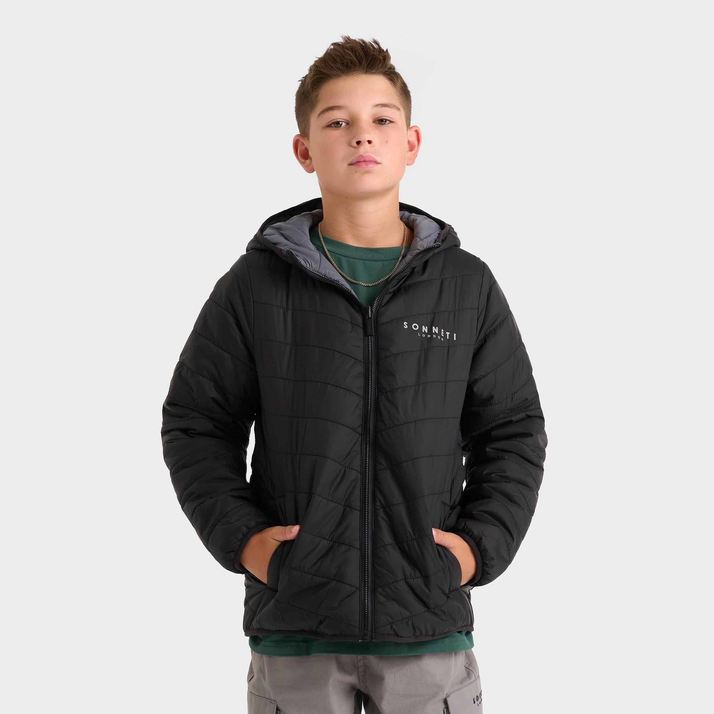 Click here for Sonneti Big Kids Rappel Reversible Jacket in Black... prices