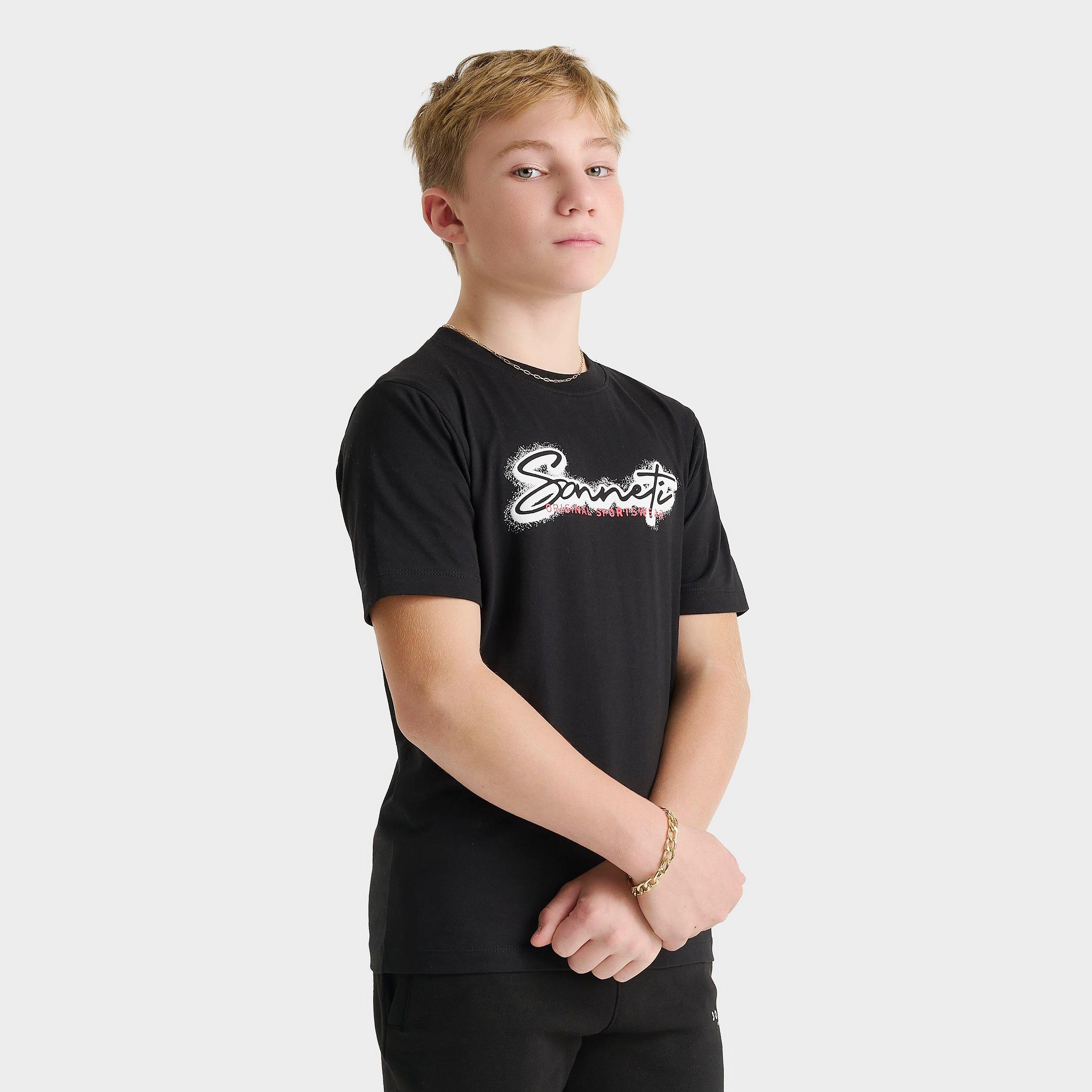 Click here for Sonneti Big Kids London Caspian T-Shirt in Black S... prices