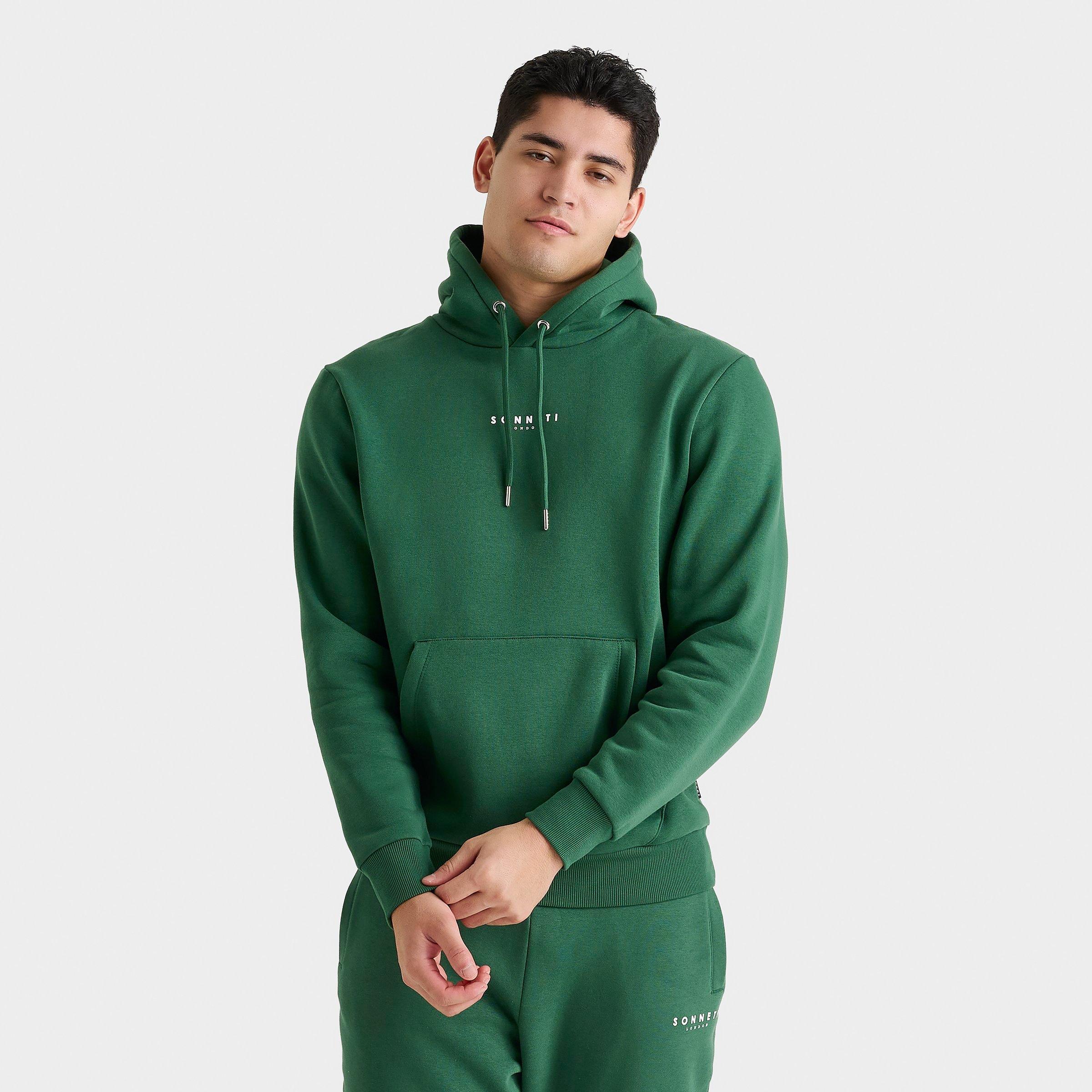 Click here for Sonneti London Essential Hoodie in Hunter Green Si... prices