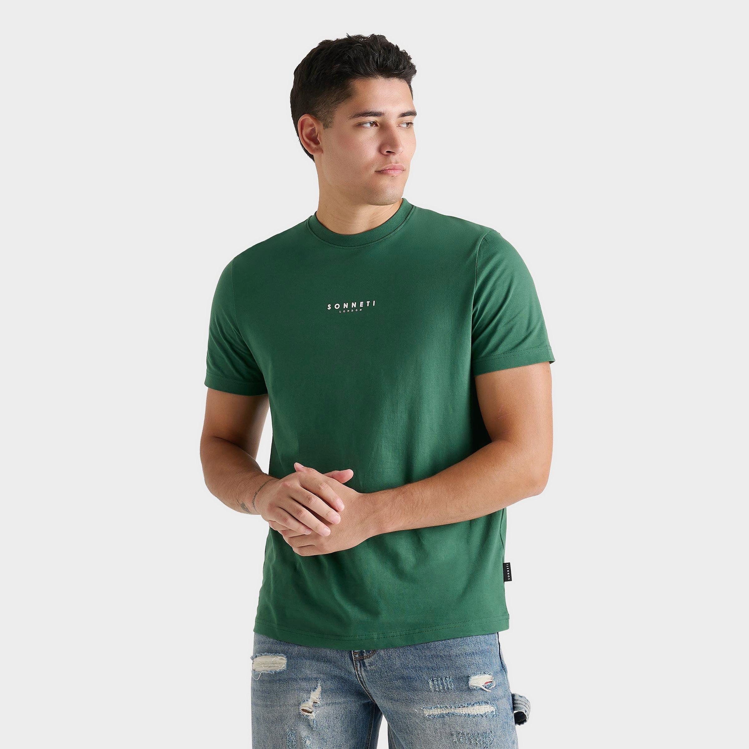 Click here for Sonneti Mens London Essential T-Shirt in Hunter Gr... prices