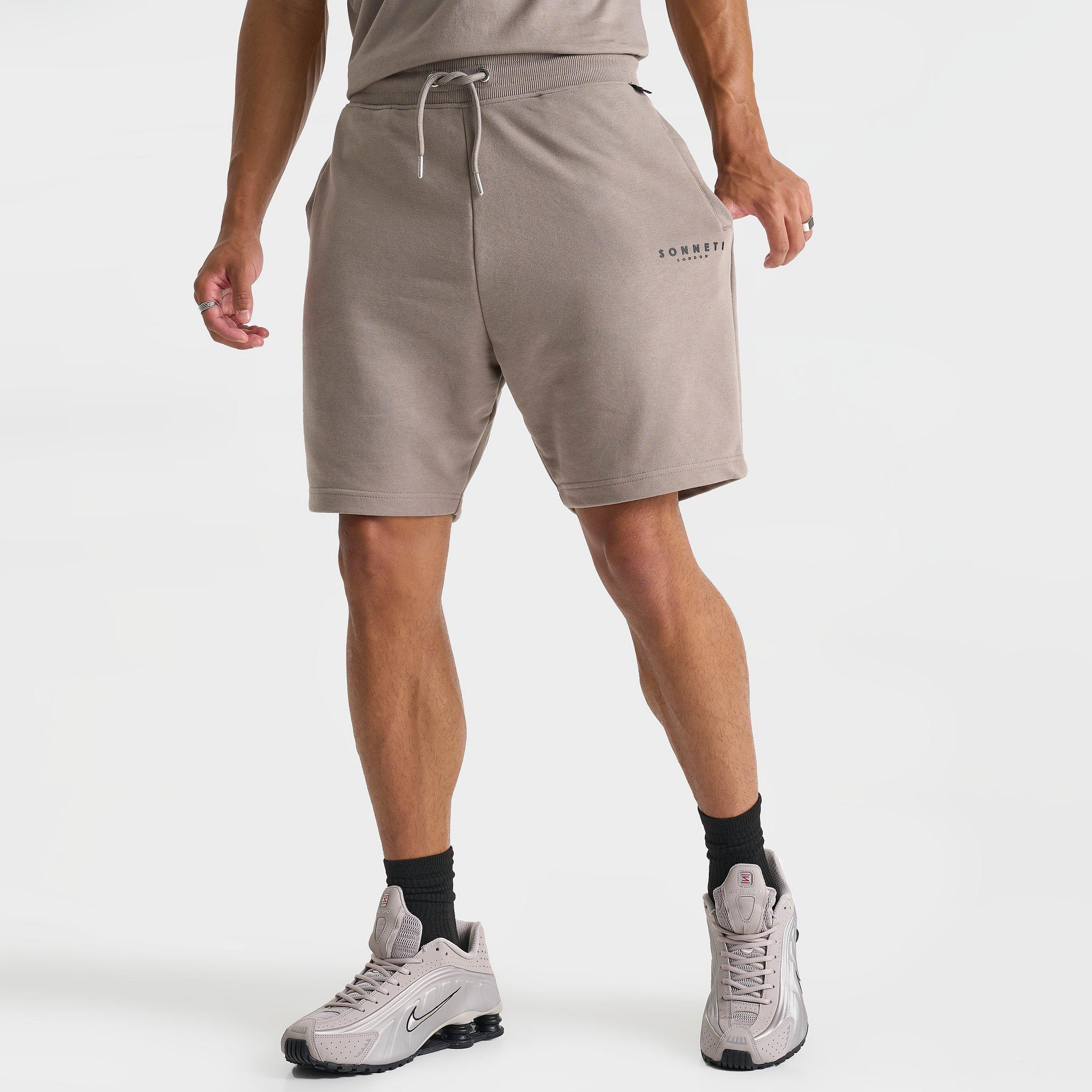 Click here for Sonneti Mens French Terry 7 Brom Shorts in Driftwo... prices