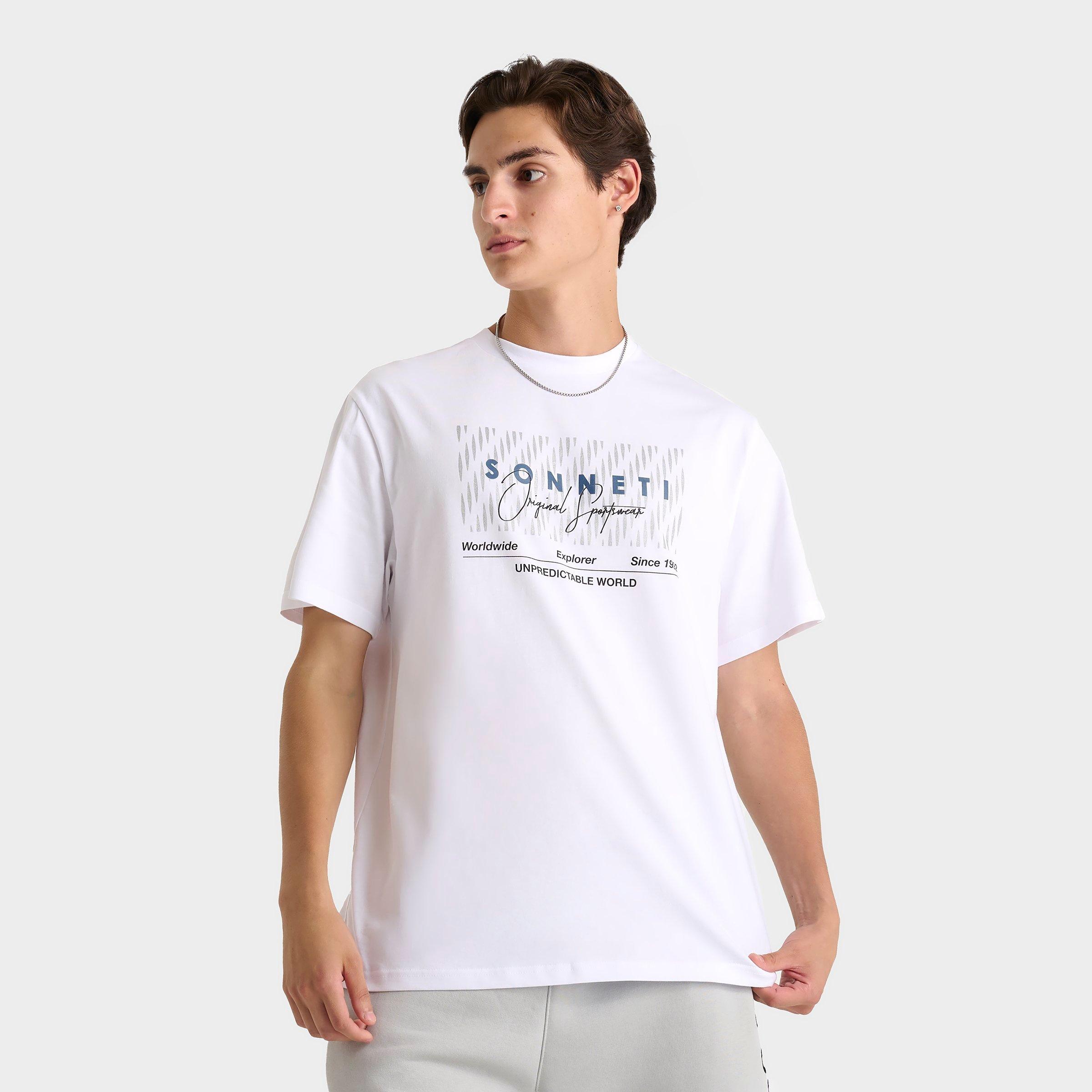 Click here for Sonneti Mens Explorer T-Shirt in White Size: 2XL prices