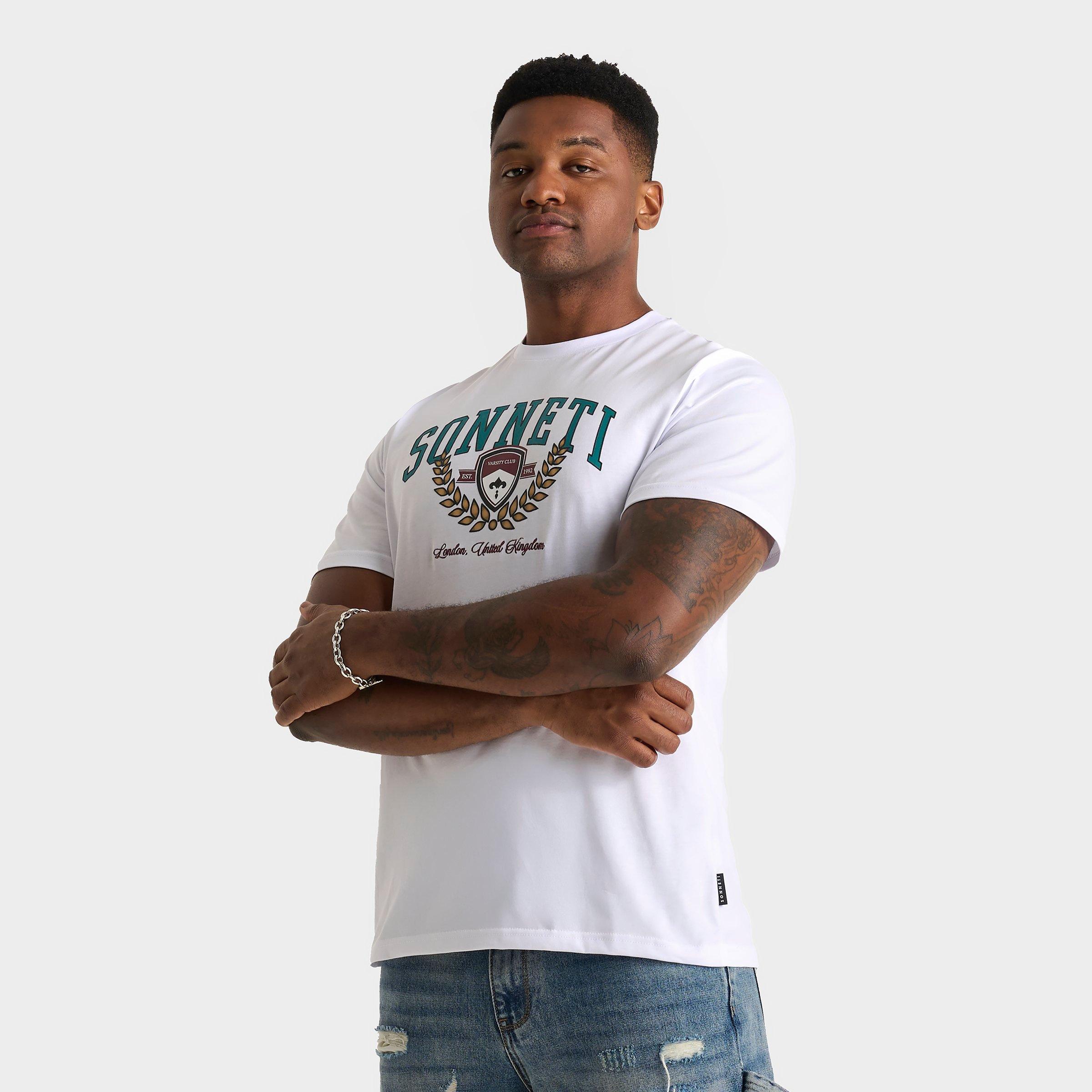 Click here for Sonneti Mens Varsity Club Graphic T-Shirt in White... prices